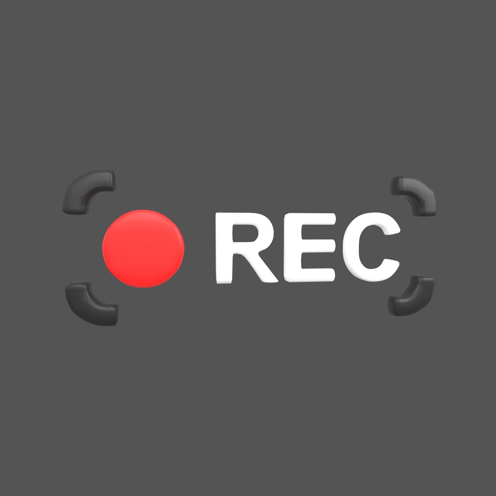 3D model REC Symbol v8 001 VR / AR / low-poly | CGTrader