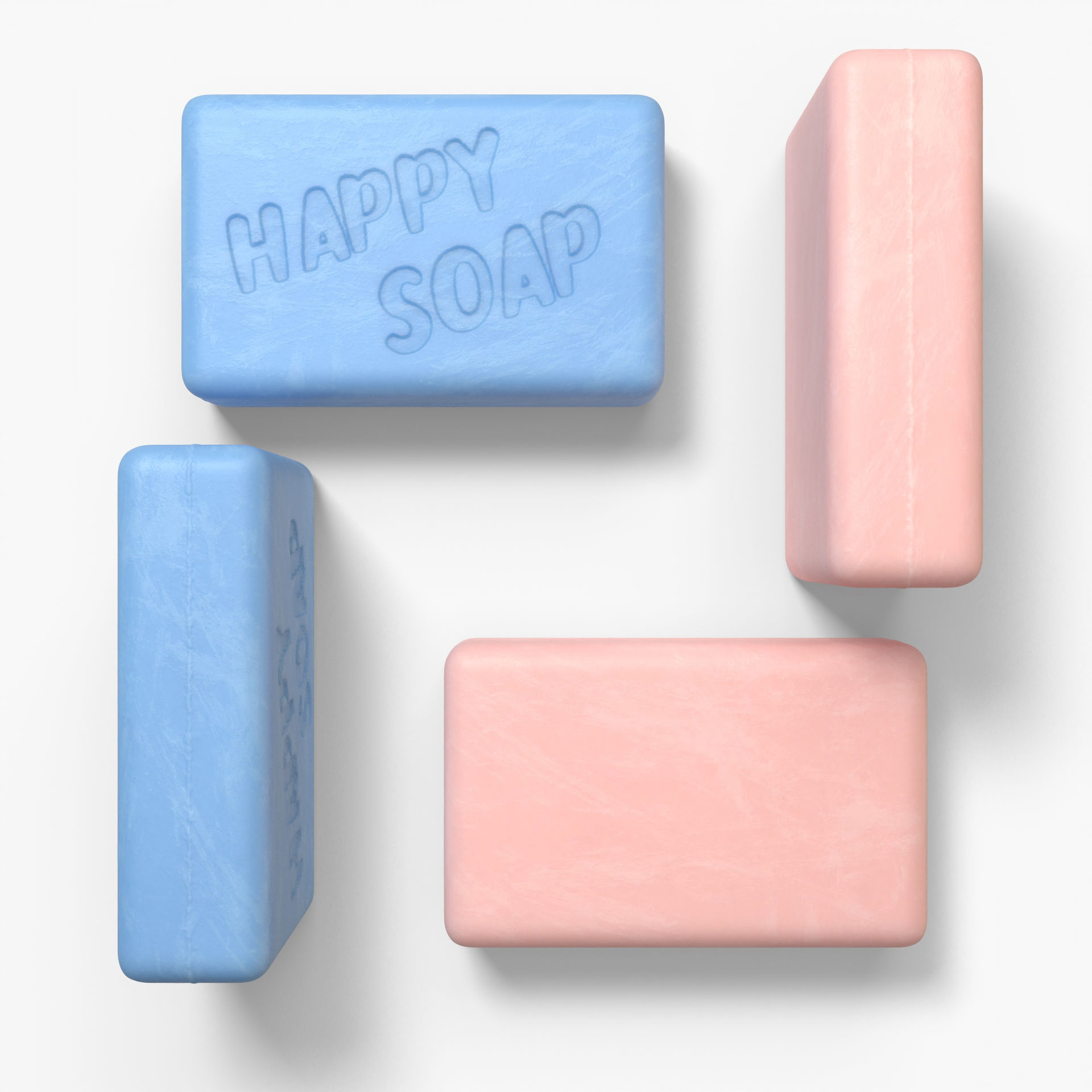 3D model Classic Soap with 2 set of PBR Textures VR / AR / low-poly ...