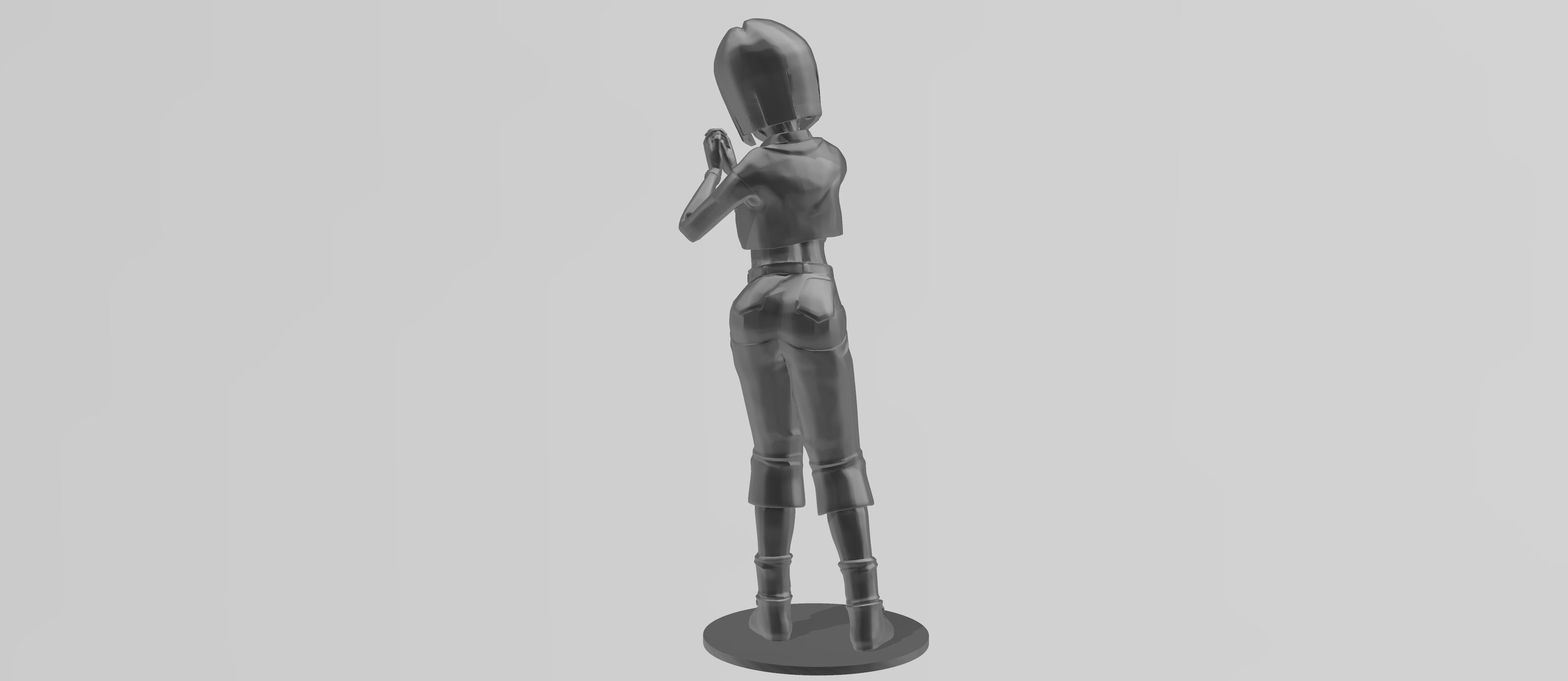 Bulma figure 3D model 3D printable | CGTrader