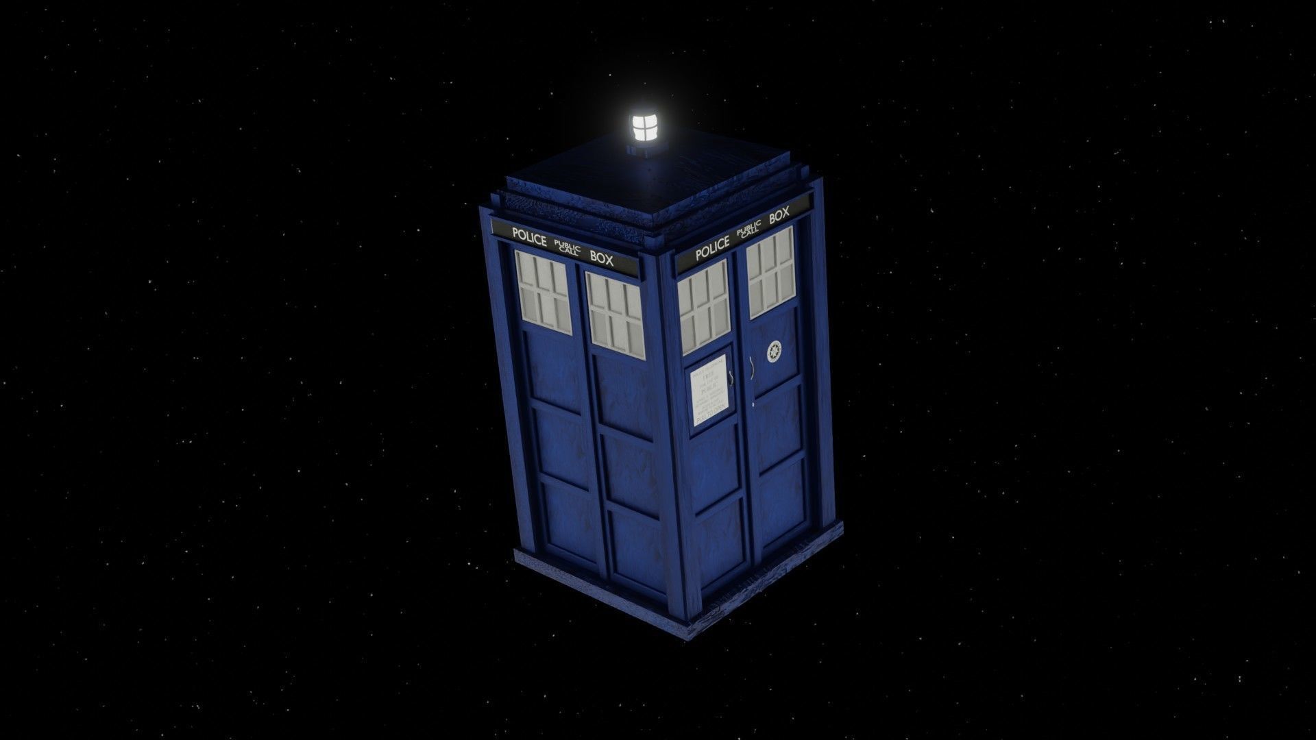 Tardis Exterior 3D model | CGTrader