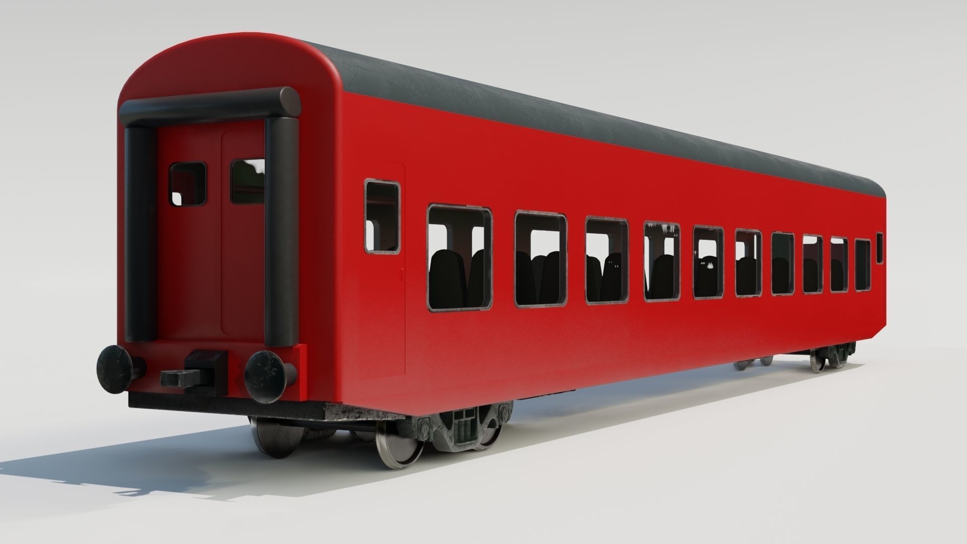 3D model Wagon 3D model train car VR / AR / low-poly | CGTrader