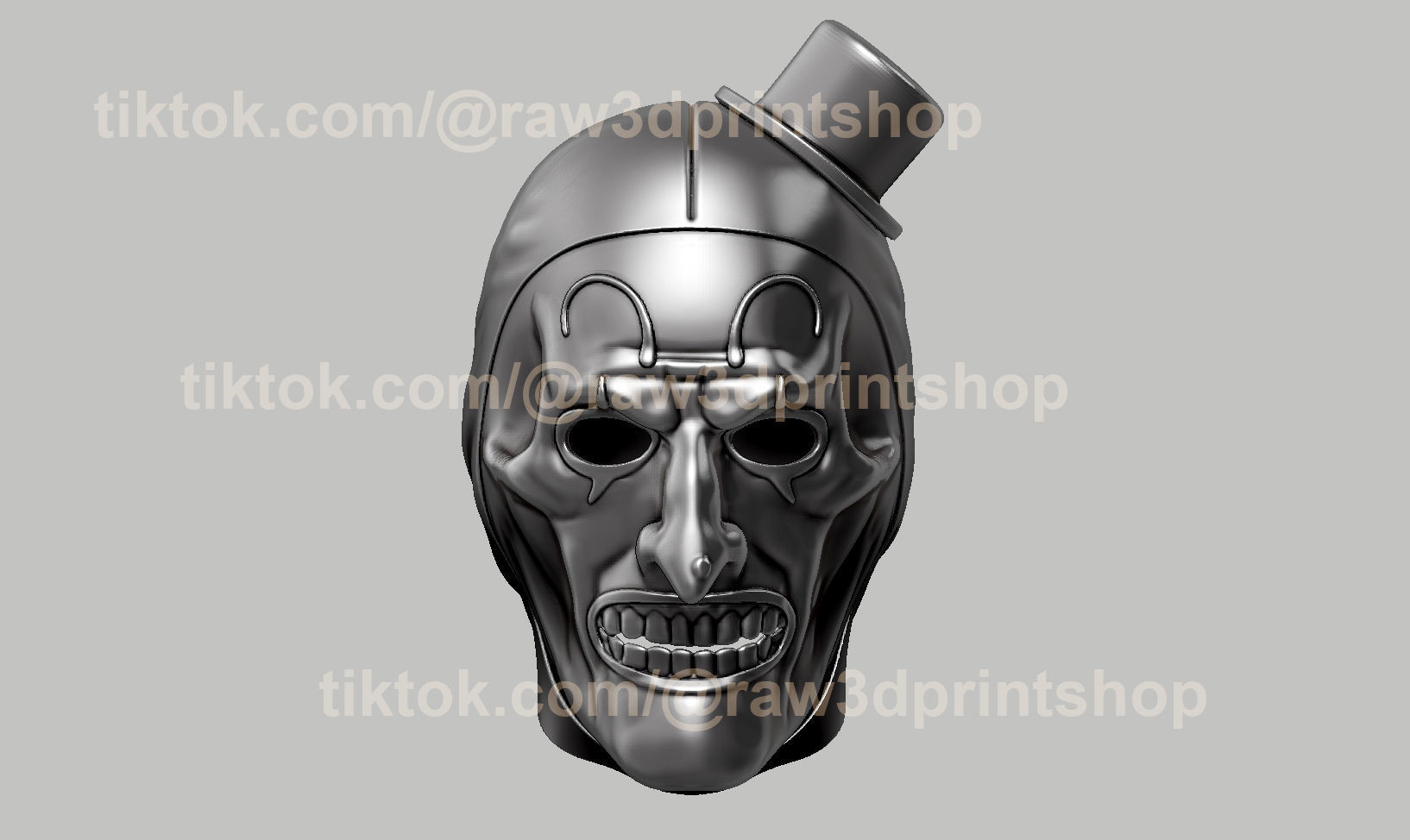 Terrifier 2 Mask 3D Print Model 3D model 3D printable | CGTrader