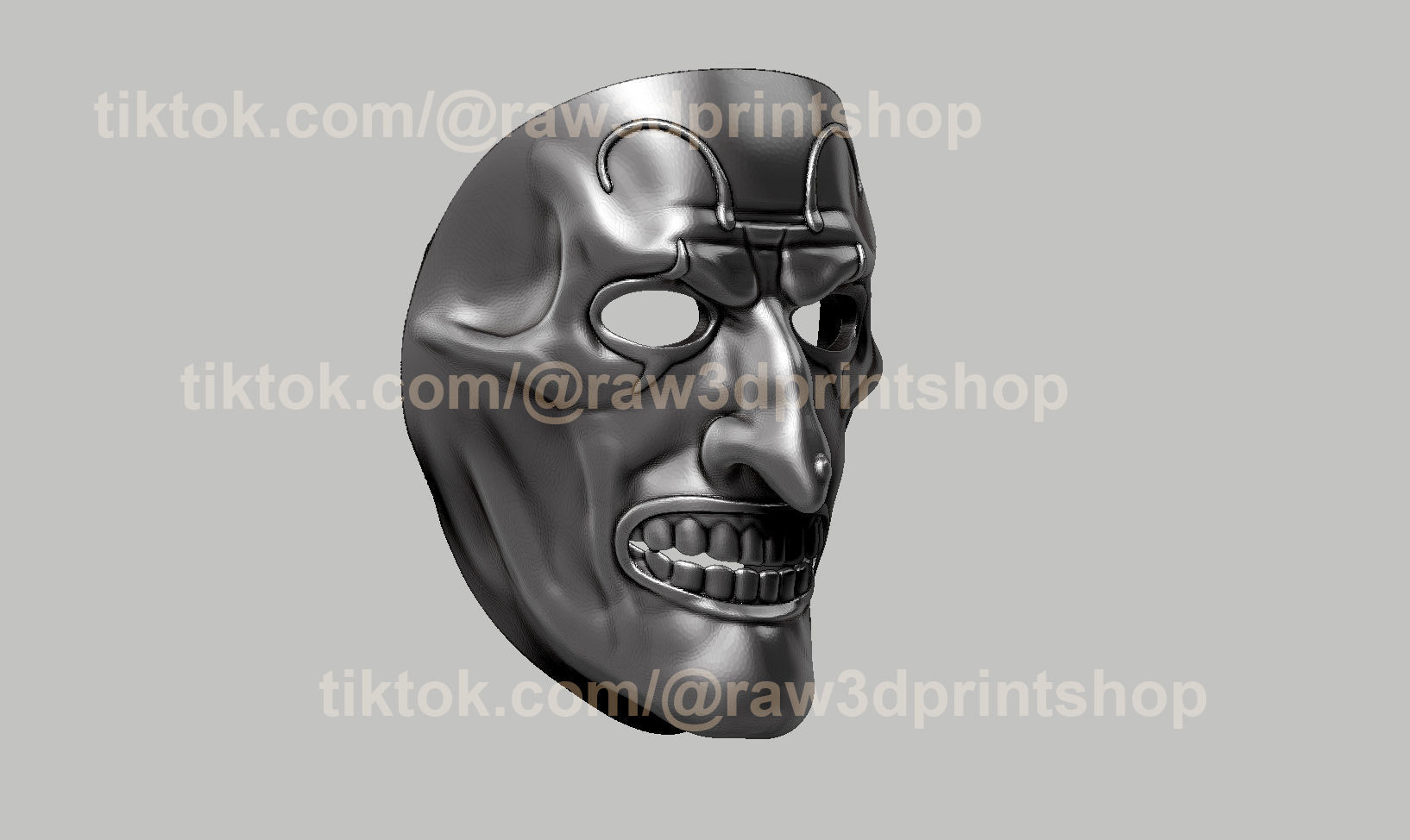 Terrifier 2 Mask 3D Print Model 3D model 3D printable | CGTrader