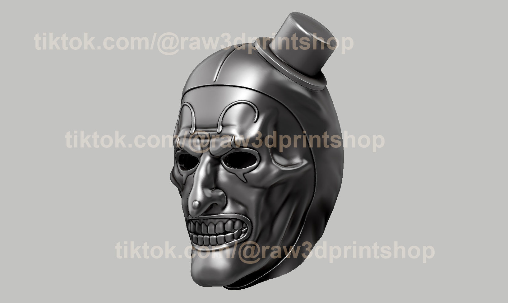 Terrifier 2 Mask 3D Print Model 3D model 3D printable | CGTrader