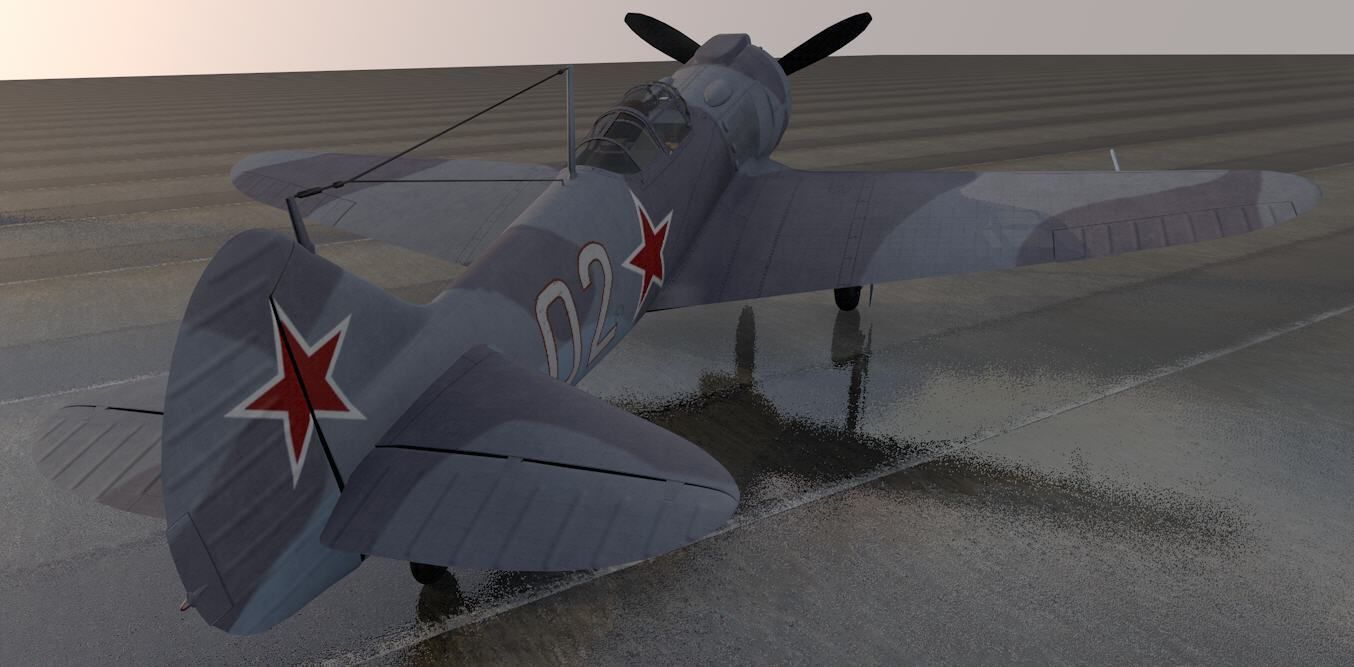 Lavochkin La-5FN 3D model | CGTrader