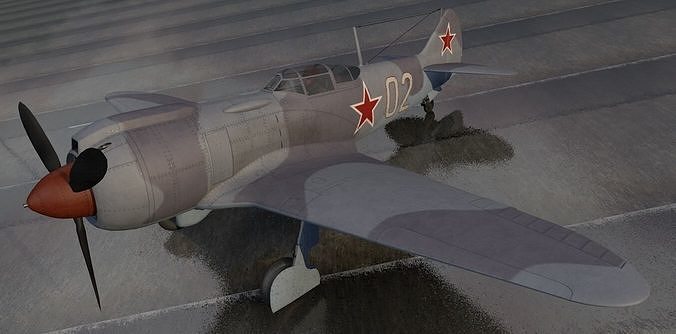 Lavochkin La-5FN 3D model | CGTrader