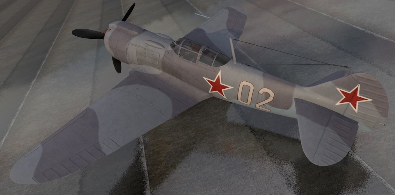 Lavochkin La-5FN 3D model | CGTrader