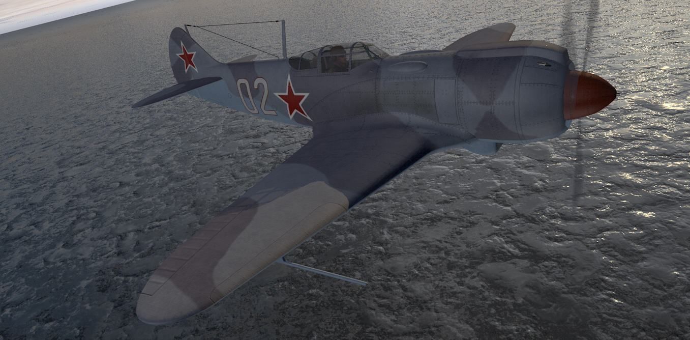 Lavochkin La-5FN 3D model | CGTrader