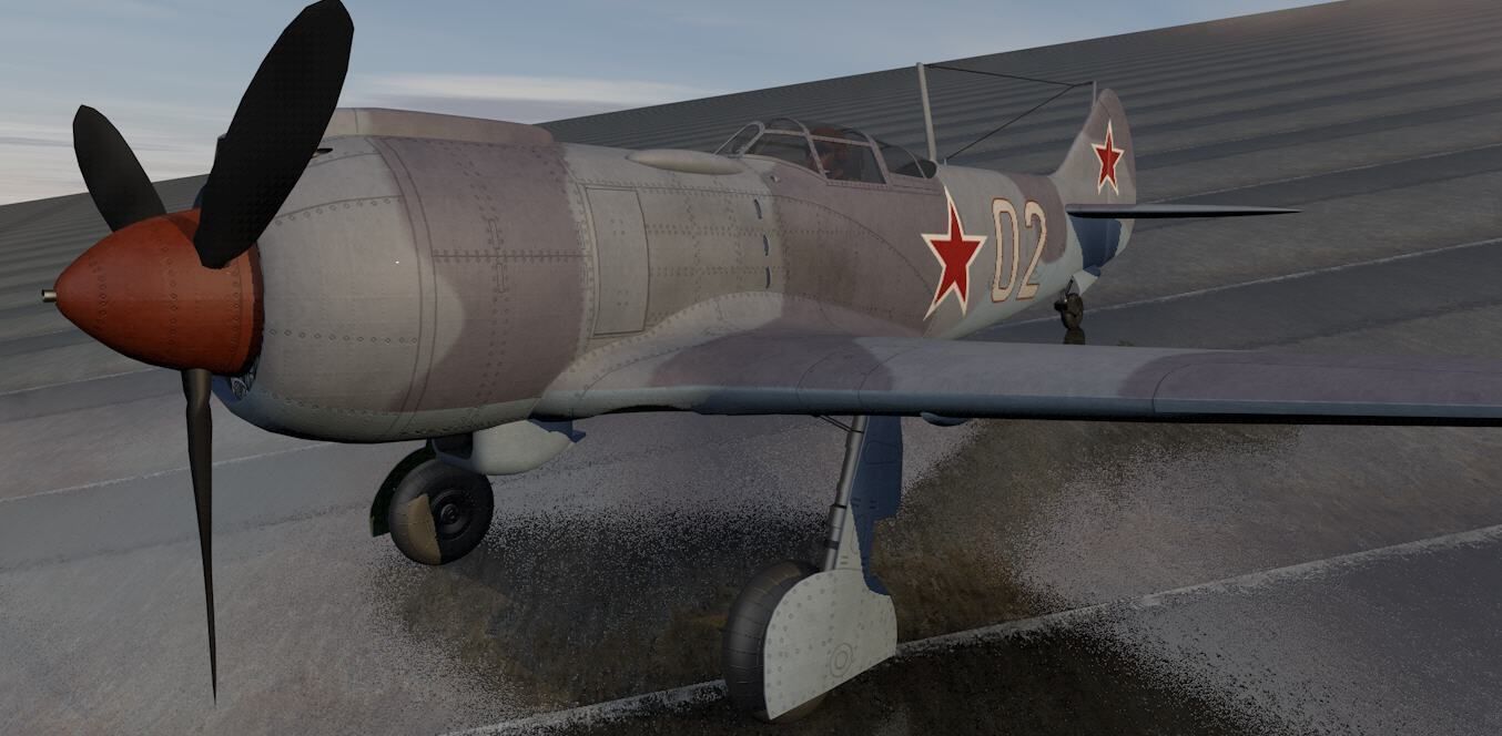 Lavochkin La-5FN 3D model | CGTrader
