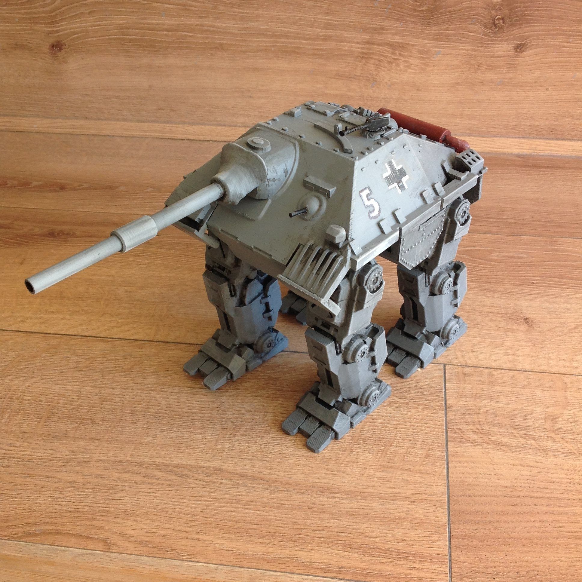 WALKING TANK free 3D model 3D printable | CGTrader