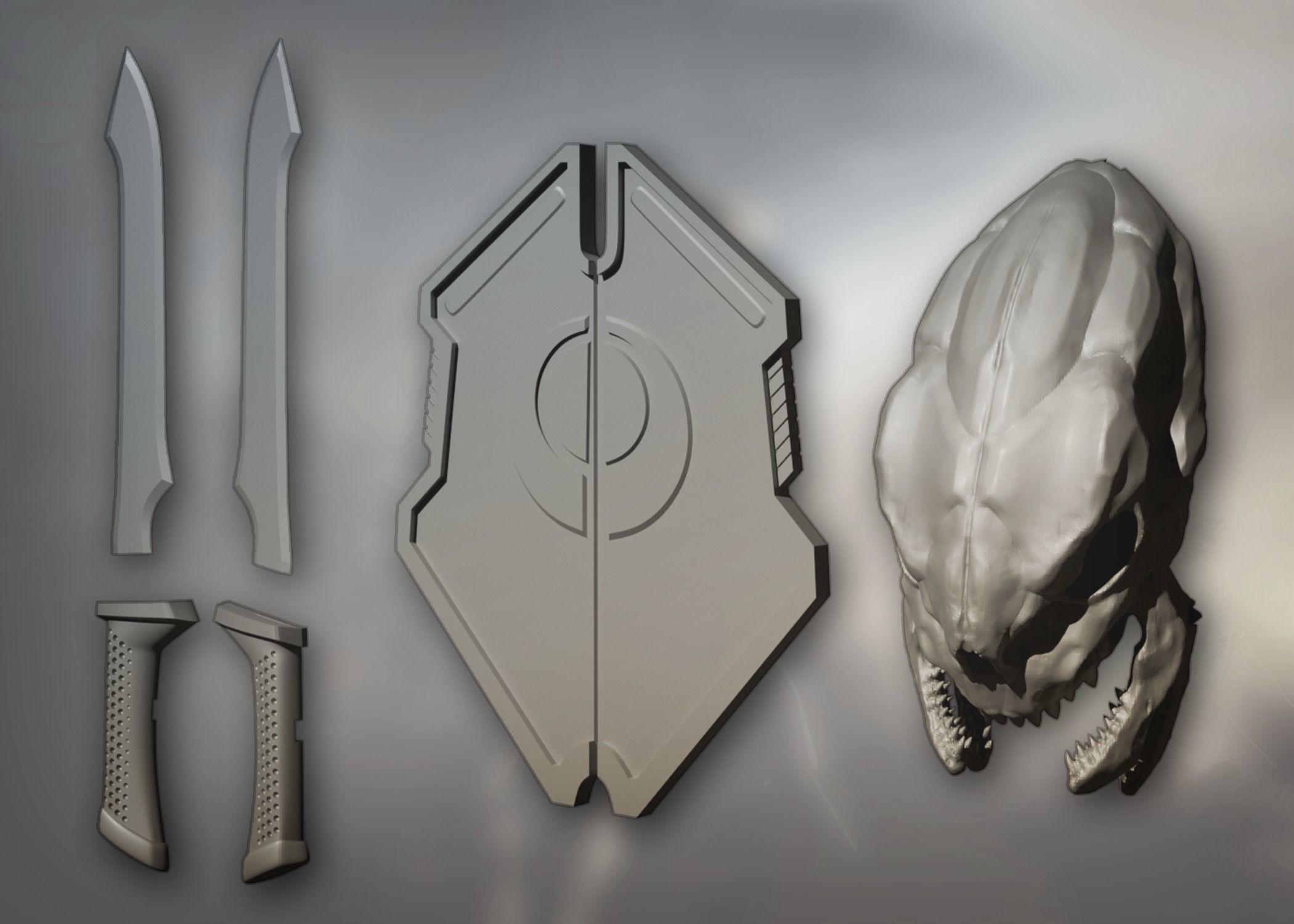 Halo Inspired Legendary Symbol 3D model 3D printable | CGTrader