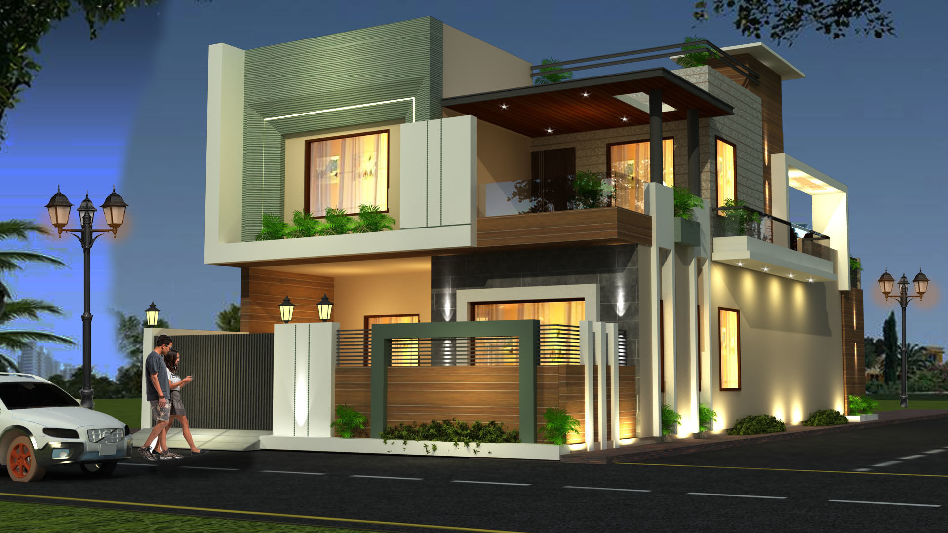 3ds model house design in chennai 3D model | CGTrader