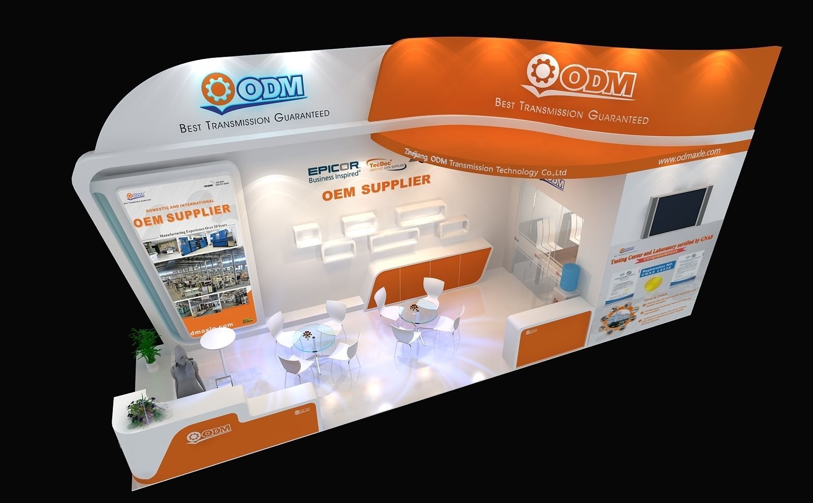ODM exhibition 3D model | CGTrader