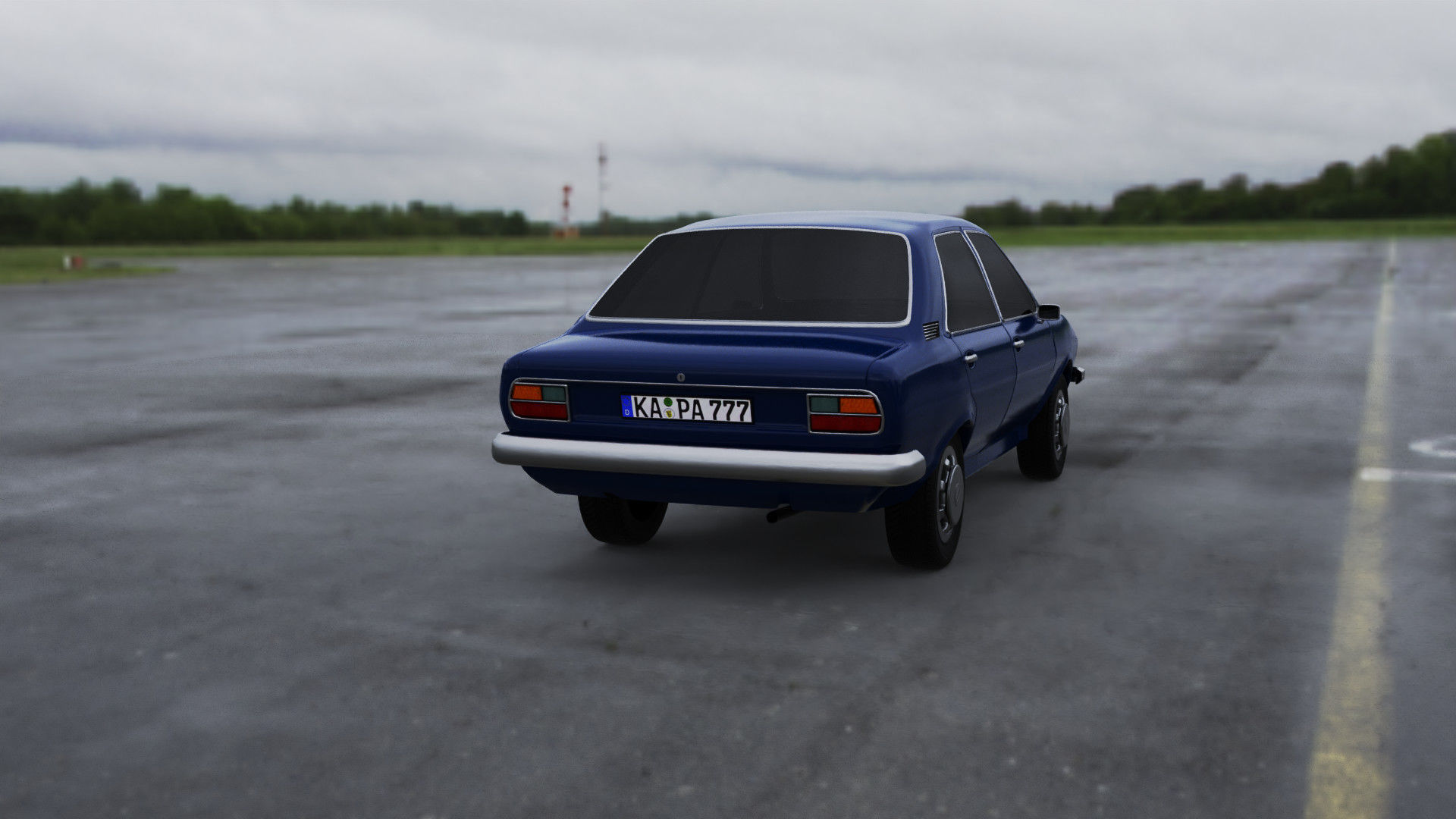 audi s80 1977 3D model | CGTrader