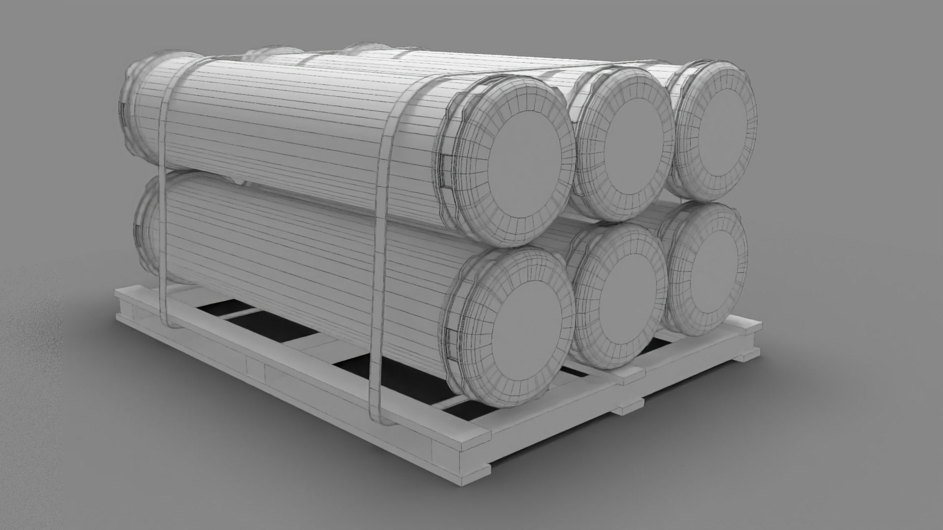 gas cylinders game asset 3D model | CGTrader