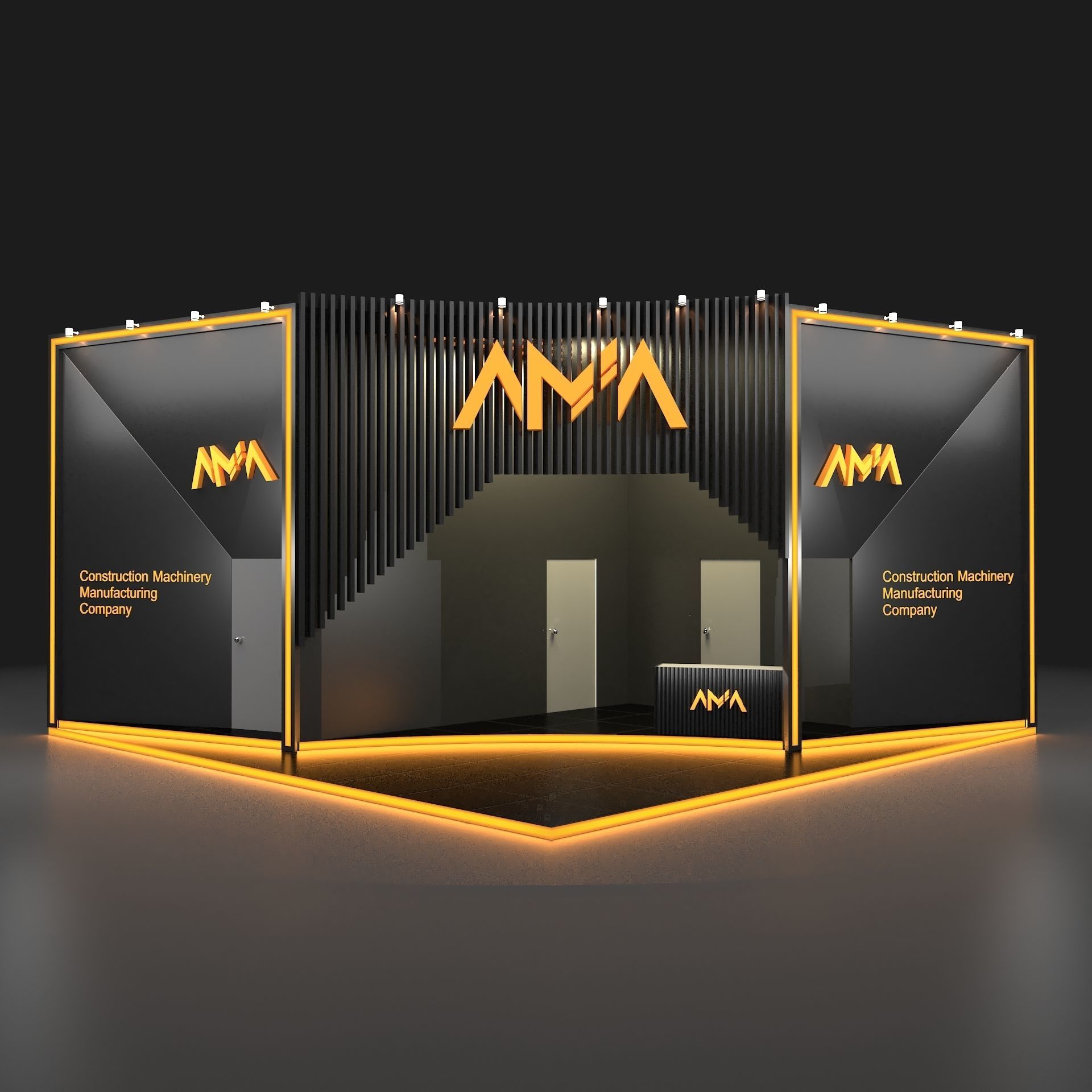 Exhibition Booth 3D model | CGTrader