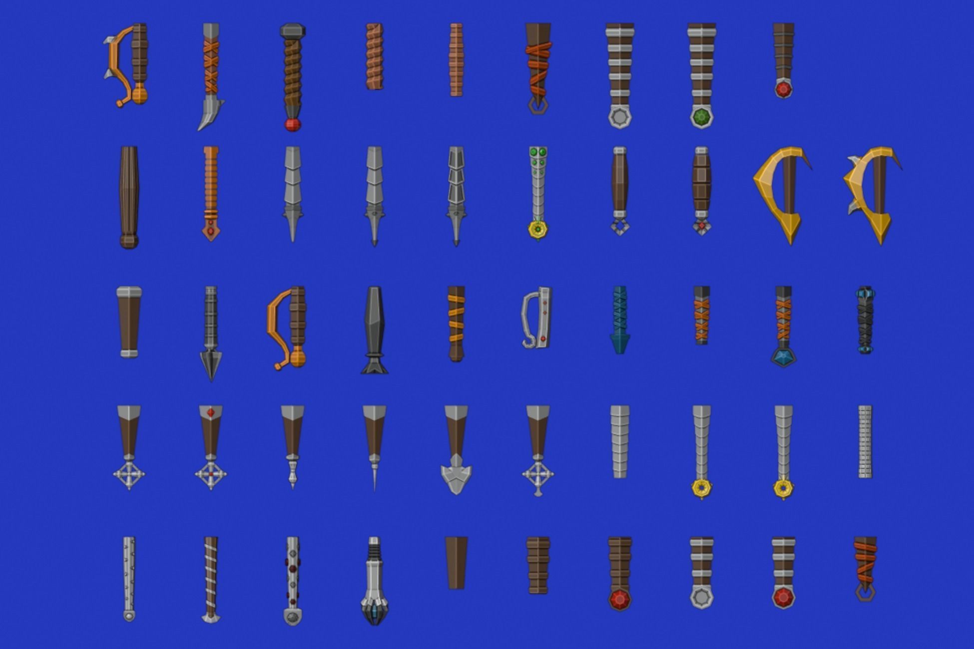 3D model Modular Swords Mega Pack - 1200 Swords And 220 Sword ...