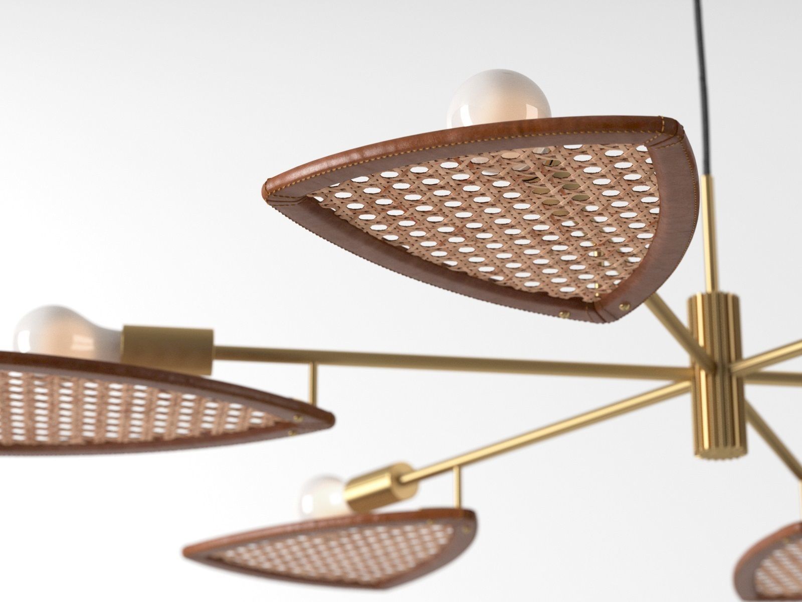 Papillon Colonial Pendant Lamp 3D model | CGTrader