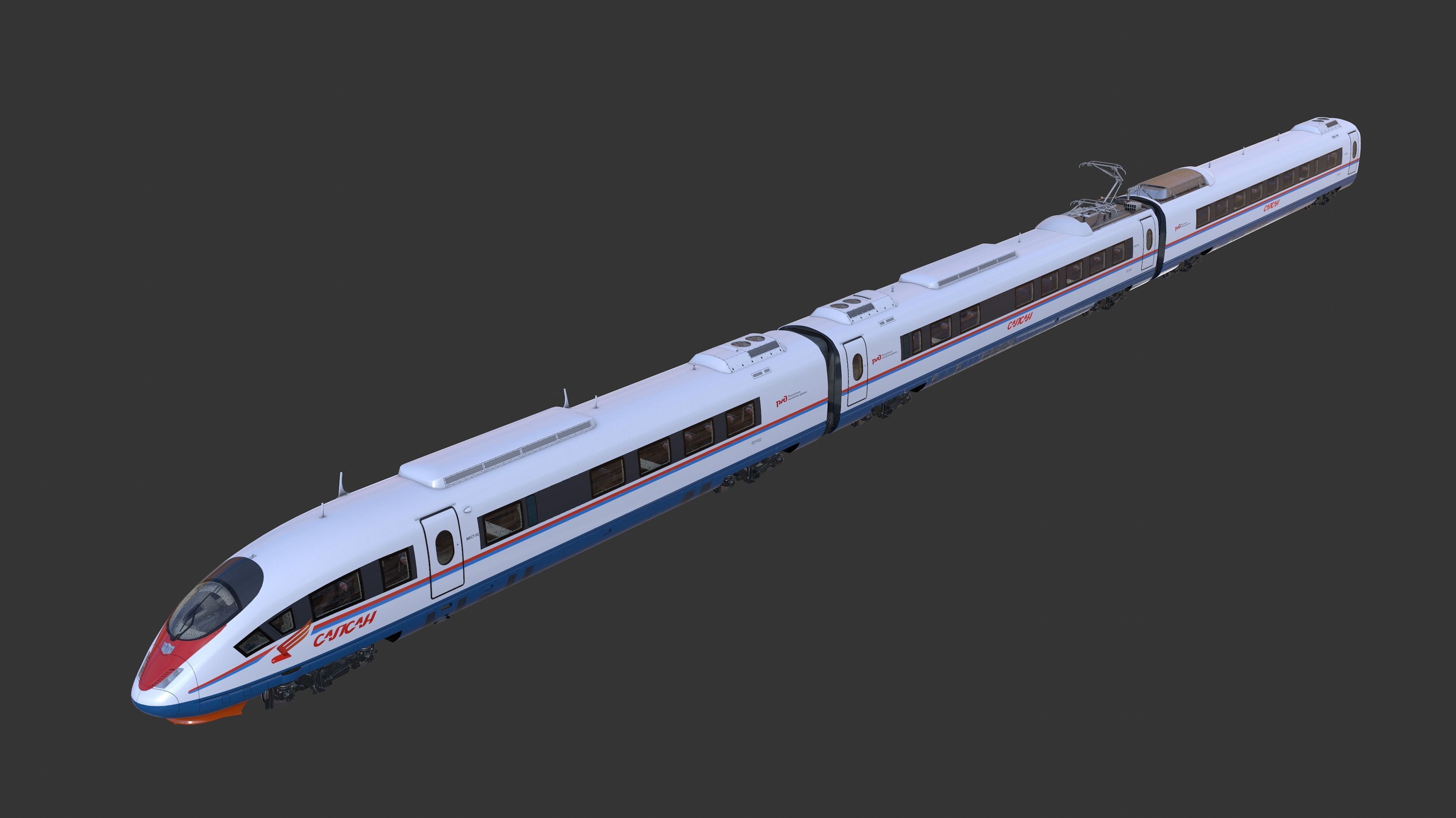 3D model EVS1 EVS2 Sapsan VR / AR / low-poly | CGTrader