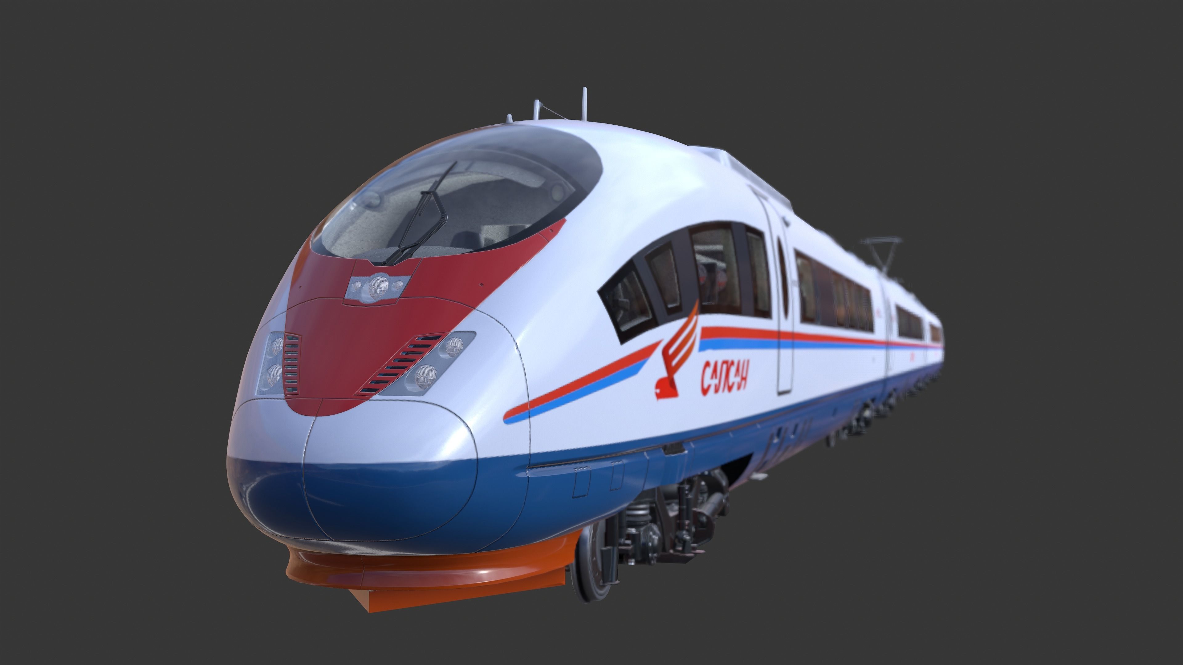 3D model EVS1 EVS2 Sapsan VR / AR / low-poly | CGTrader