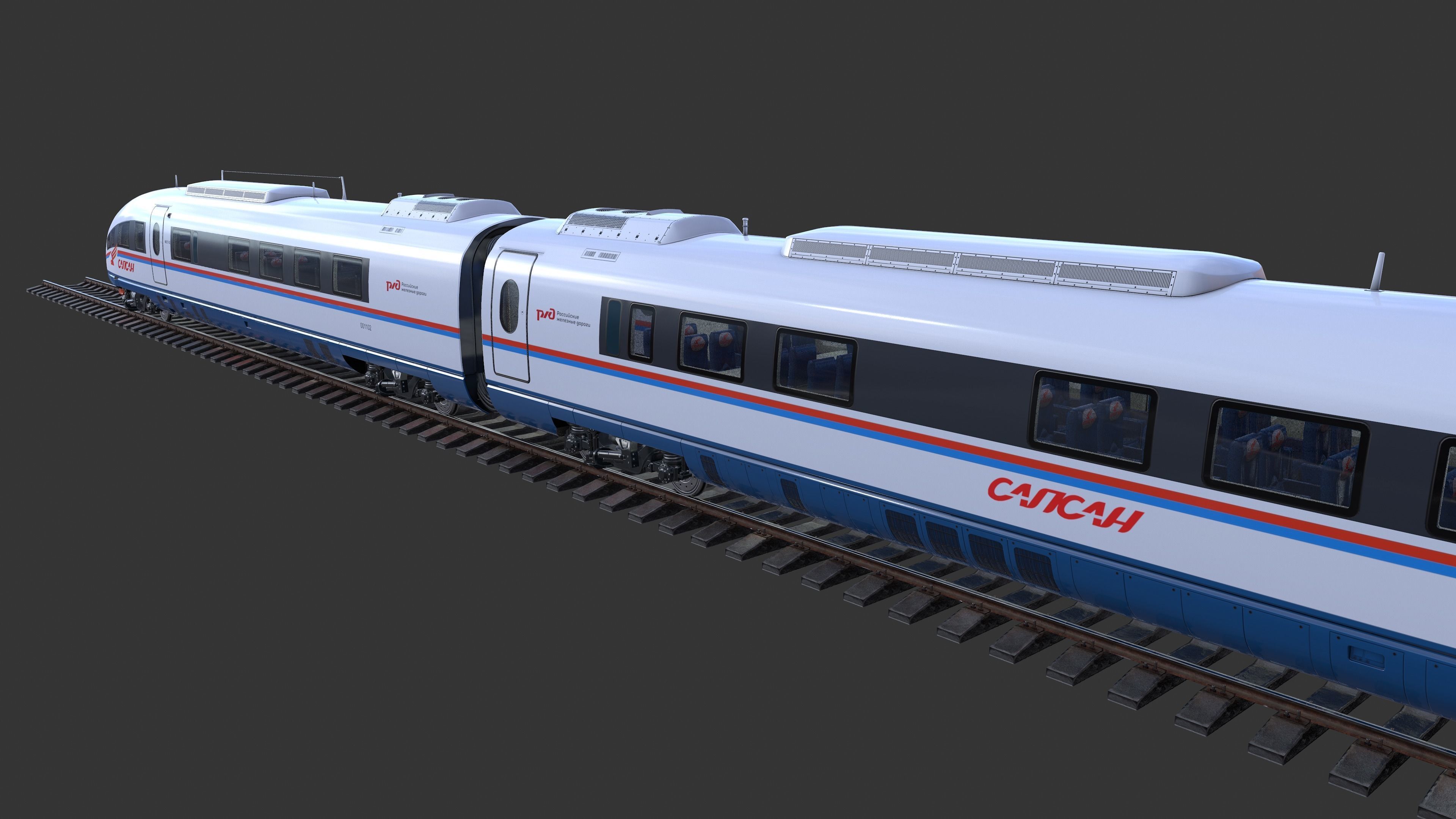 3D model EVS1 EVS2 Sapsan VR / AR / low-poly | CGTrader