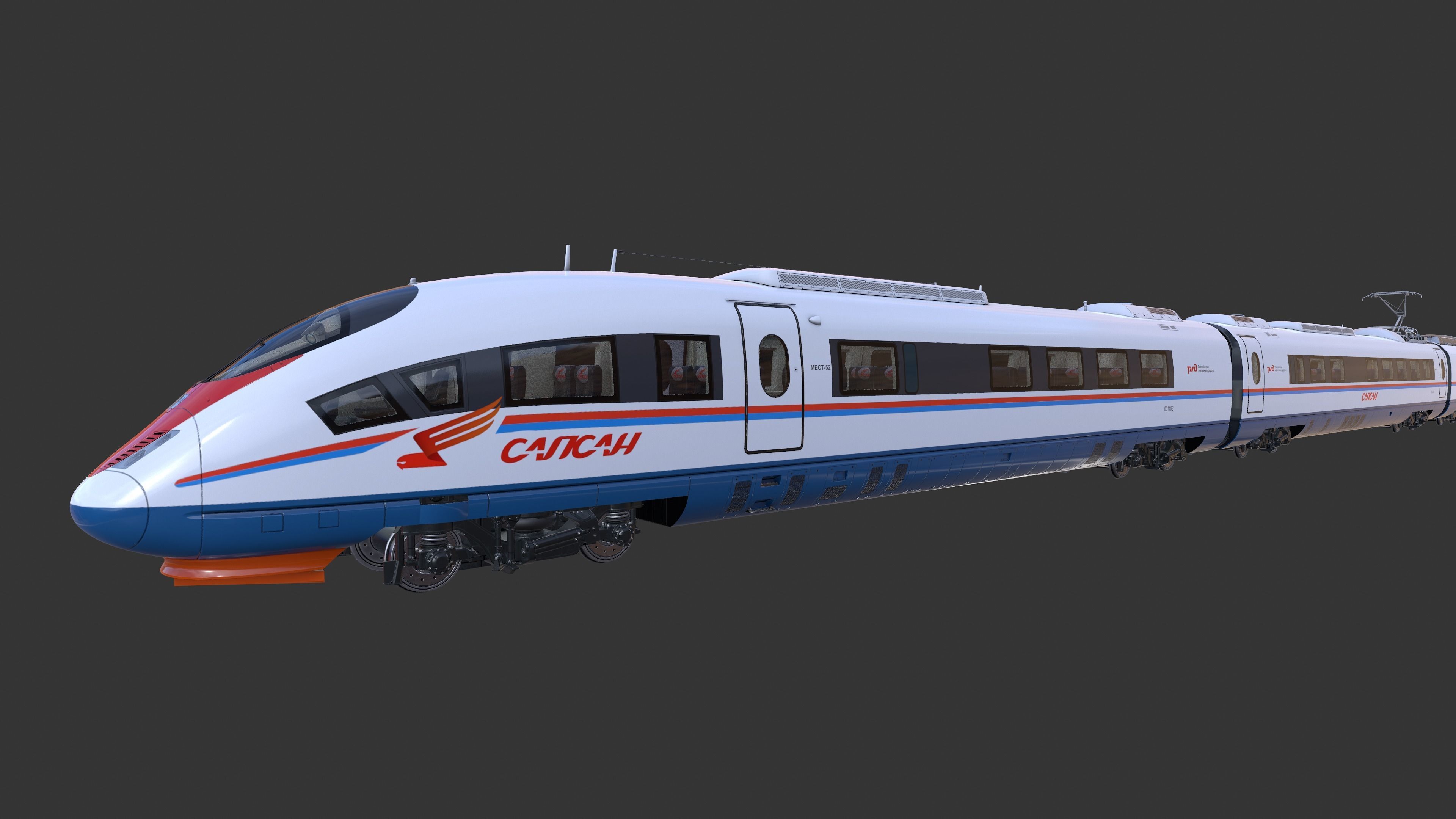 3D model EVS1 EVS2 Sapsan VR / AR / low-poly | CGTrader