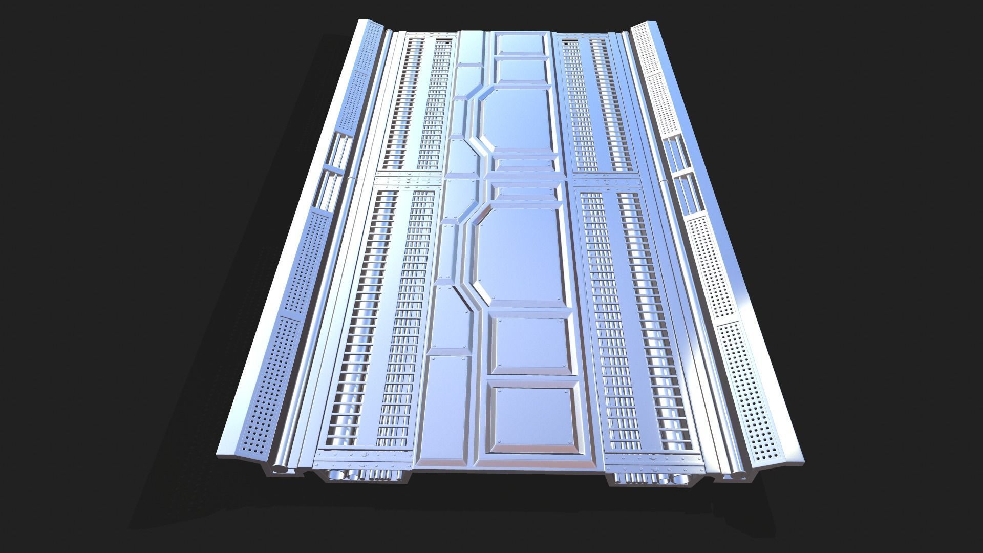 Sci-Fi Tile 3D model | CGTrader