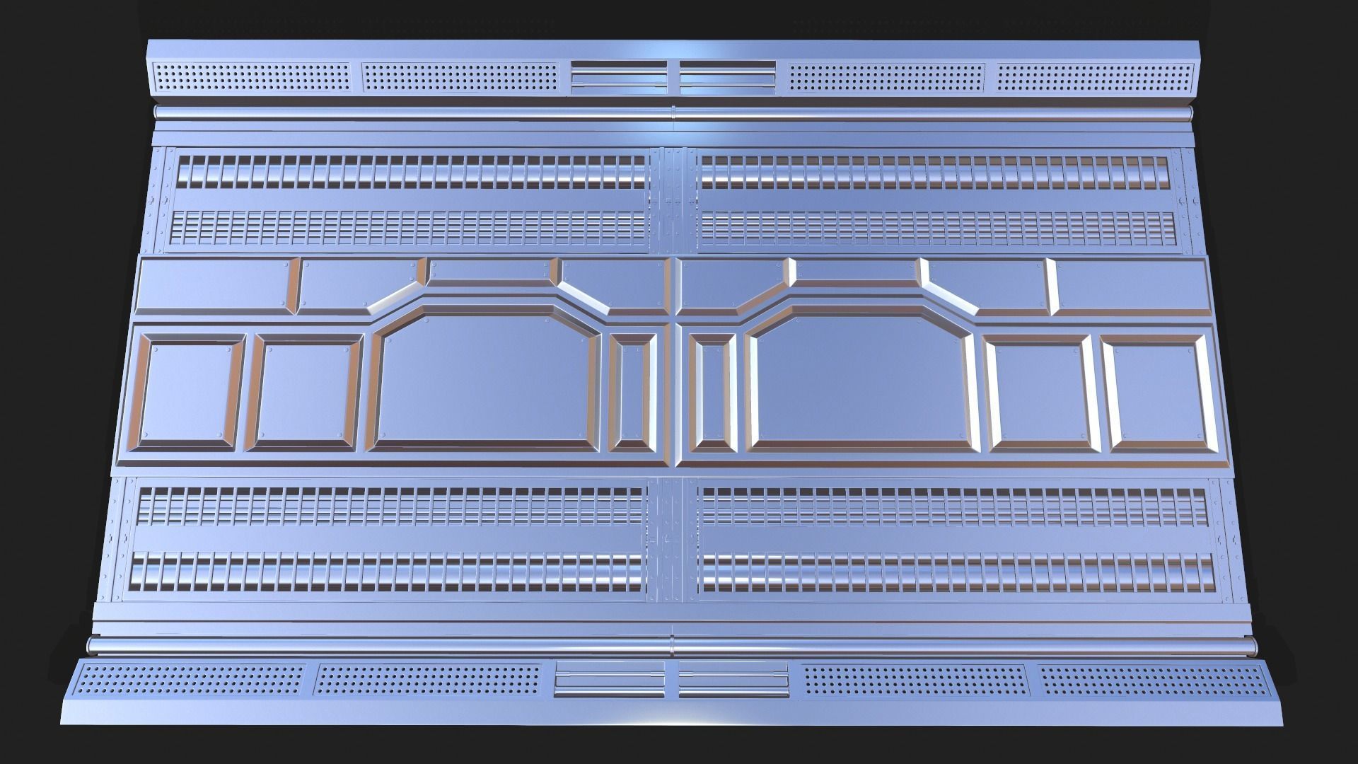 Sci-Fi Tile 3D model | CGTrader