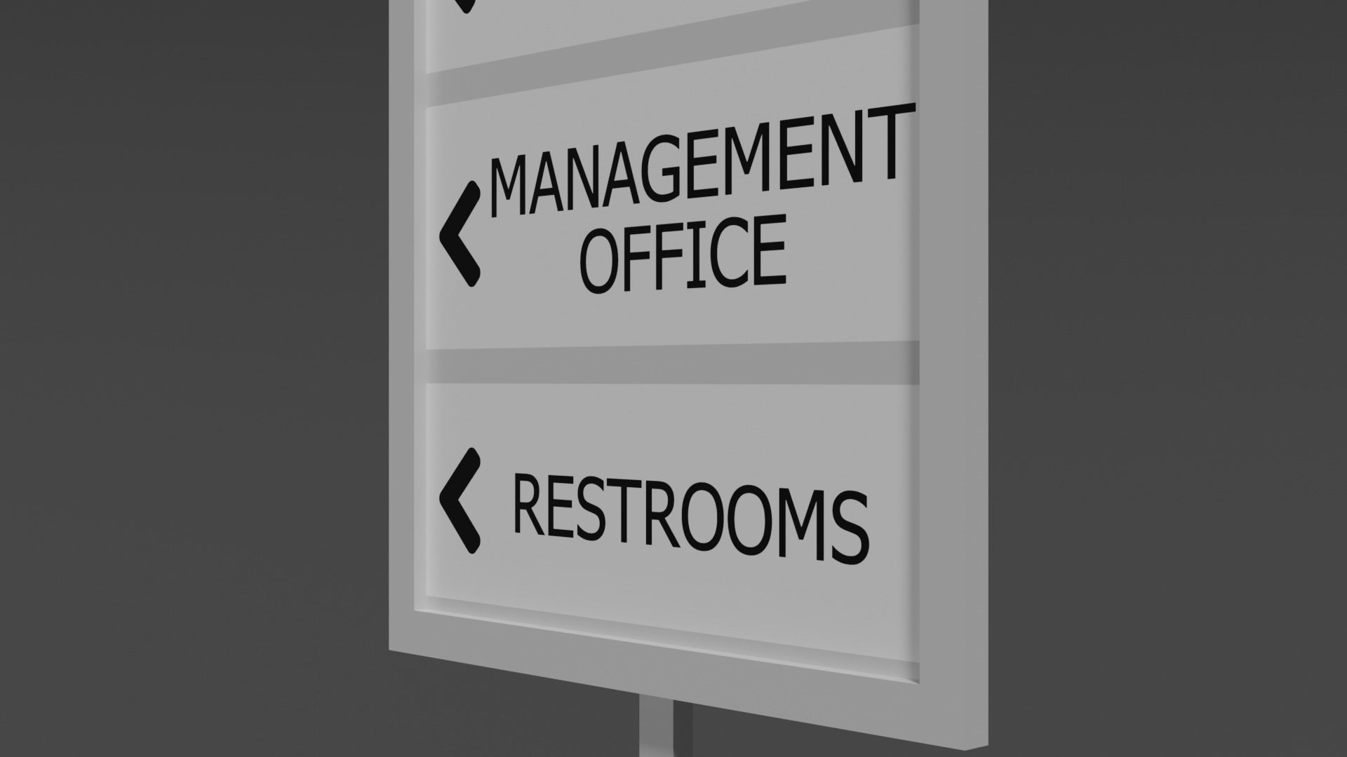 3D model Indoor Signage Mall VR / AR / low-poly | CGTrader