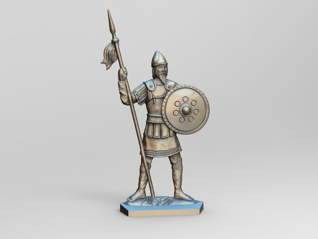 Polovtsian spearman 2 3D model 3D printable | CGTrader