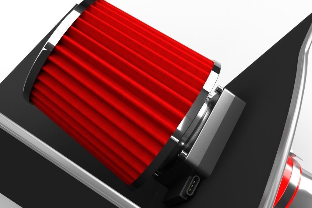 Cold Air Intake free 3D model | CGTrader