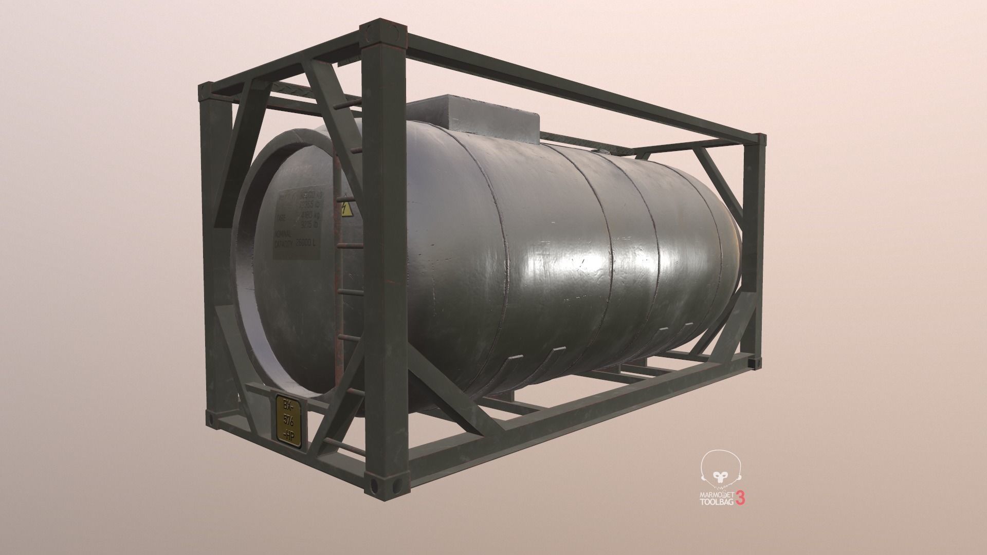 3D model Military fuel tank VR / AR / low-poly | CGTrader