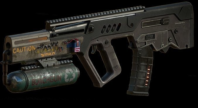 3D model Tavor TAR-21 BunchGun VR / AR / low-poly | CGTrader