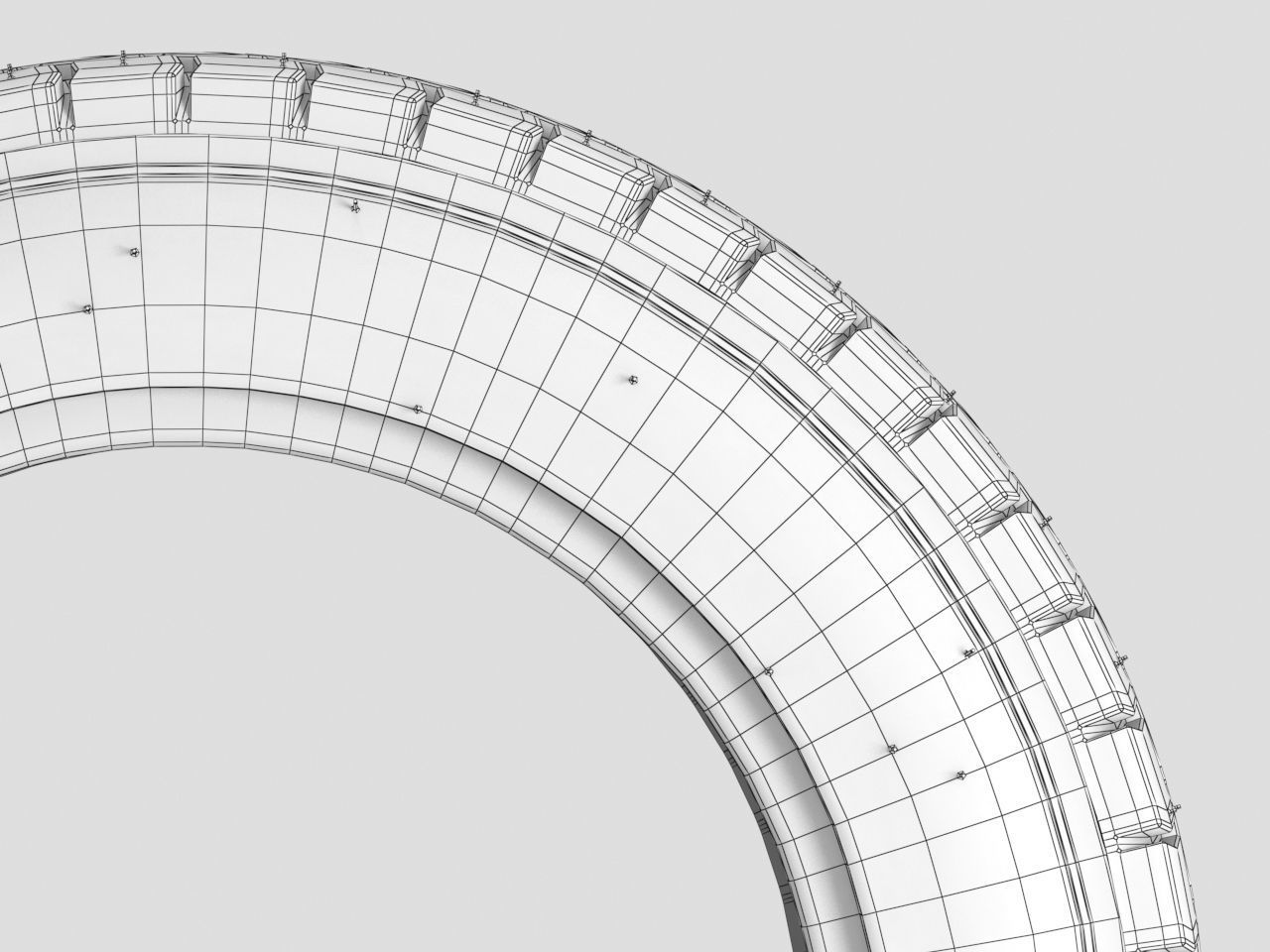 Detailed car tire model 3D model | CGTrader