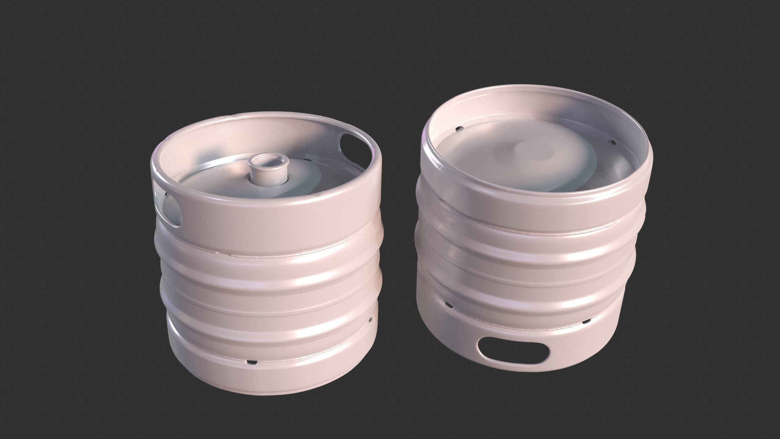 Small Beer Keg 3d Model -- High Poly 3D model free 3D model | CGTrader