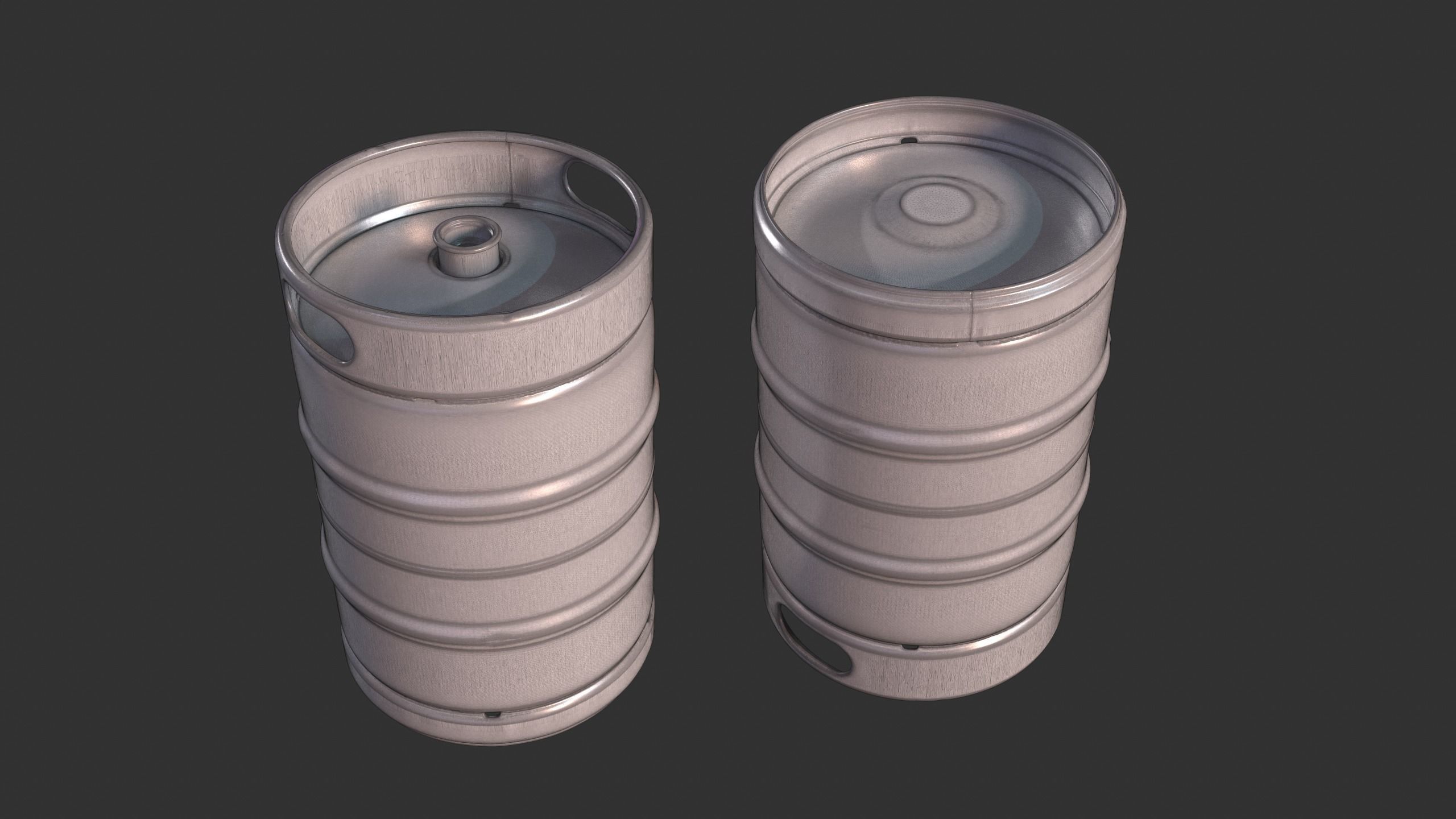 Beer Keg 3d Model -- High Poly 3D model free 3D model | CGTrader