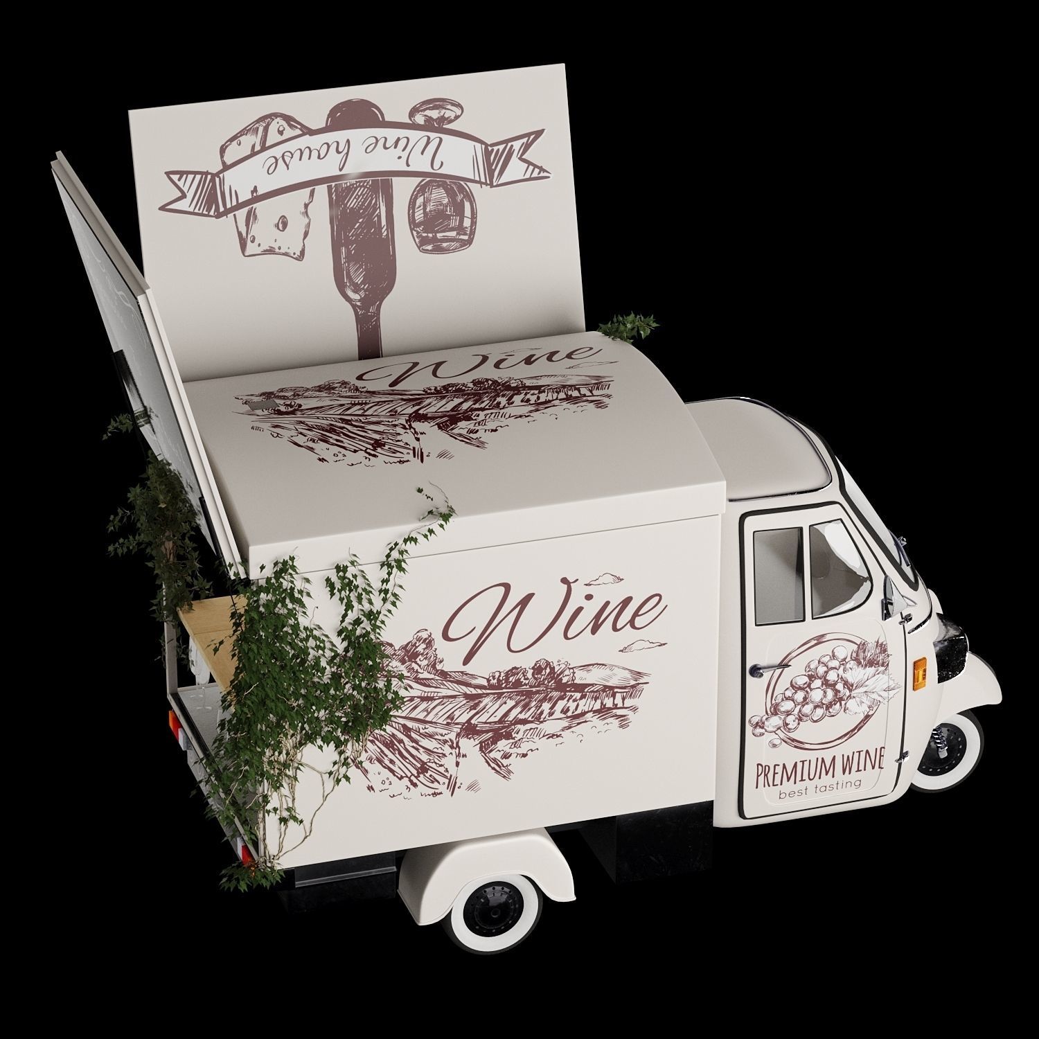 CHEERS BAR truck 3D model | CGTrader