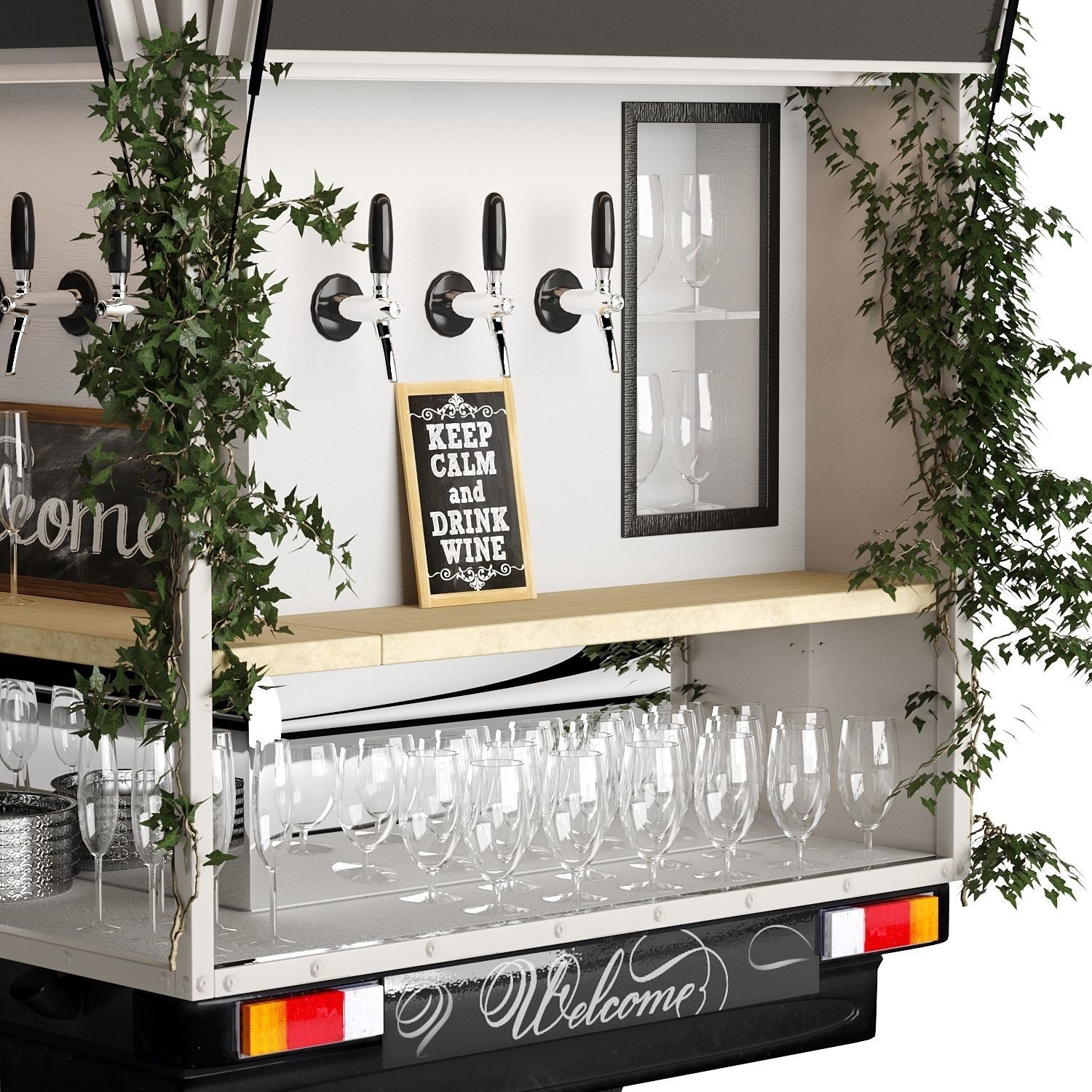 CHEERS BAR truck 3D model | CGTrader