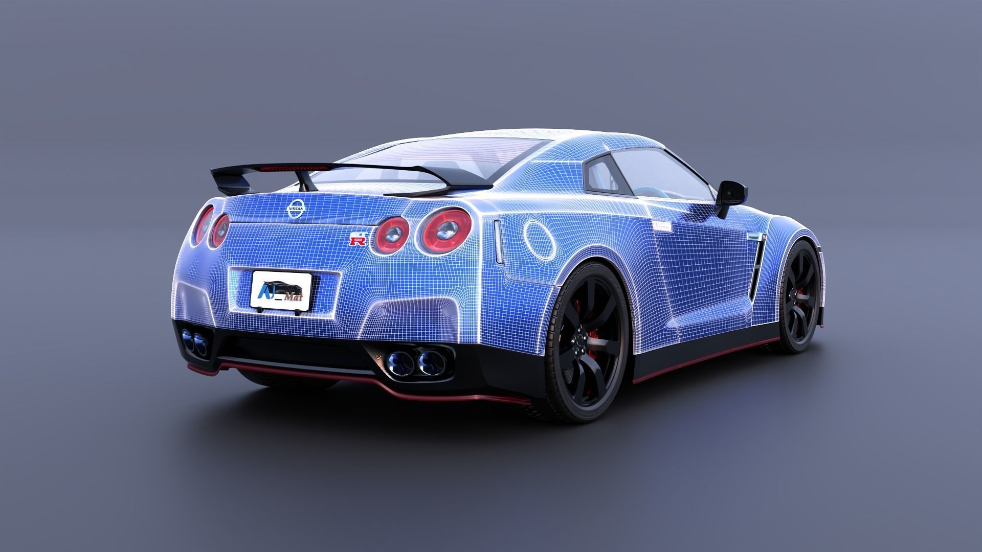 Nissan GT-R R35-Std-SCS01 3D model | CGTrader