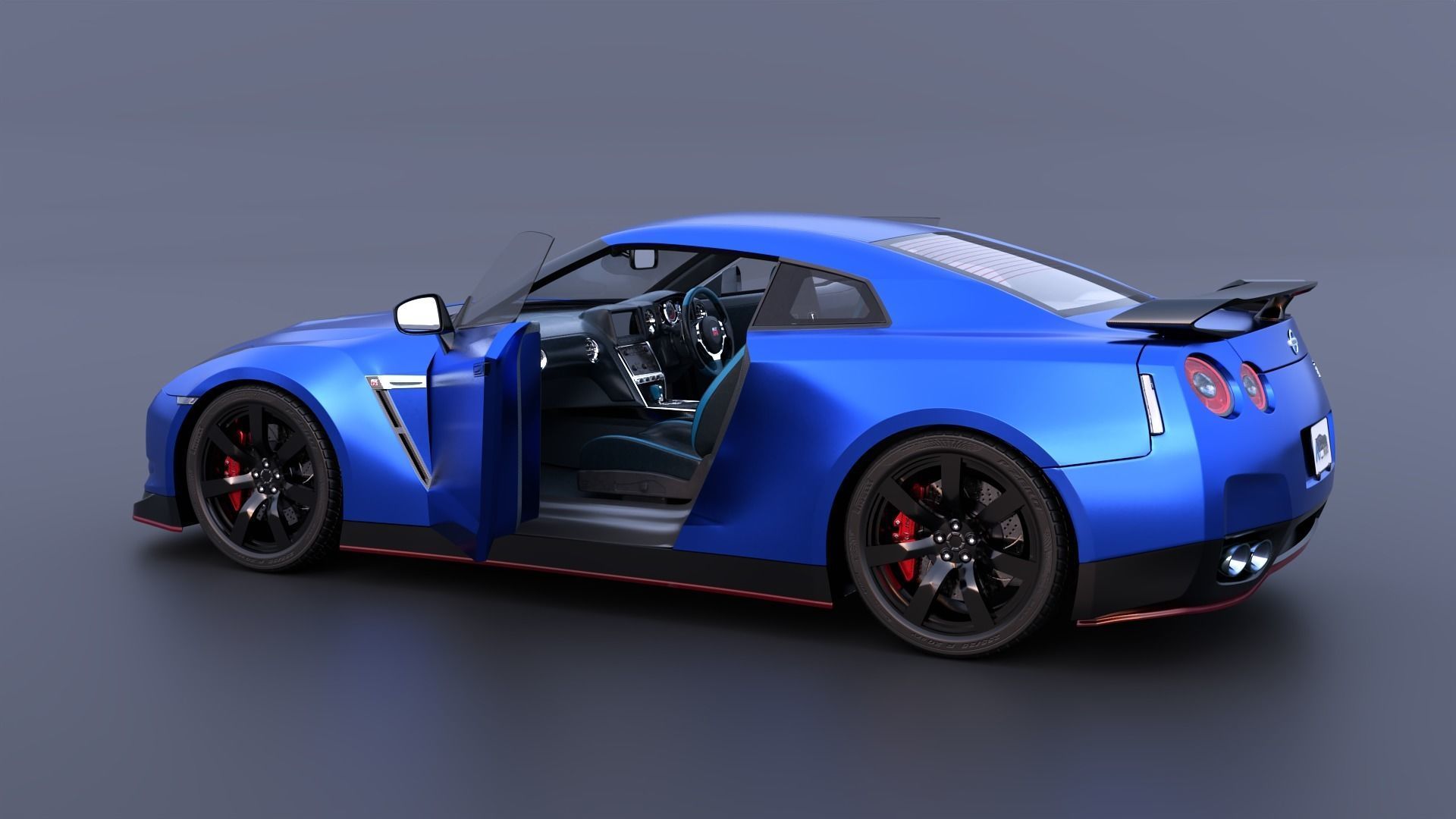 Nissan GT-R R35-Std-SCS01 3D model | CGTrader
