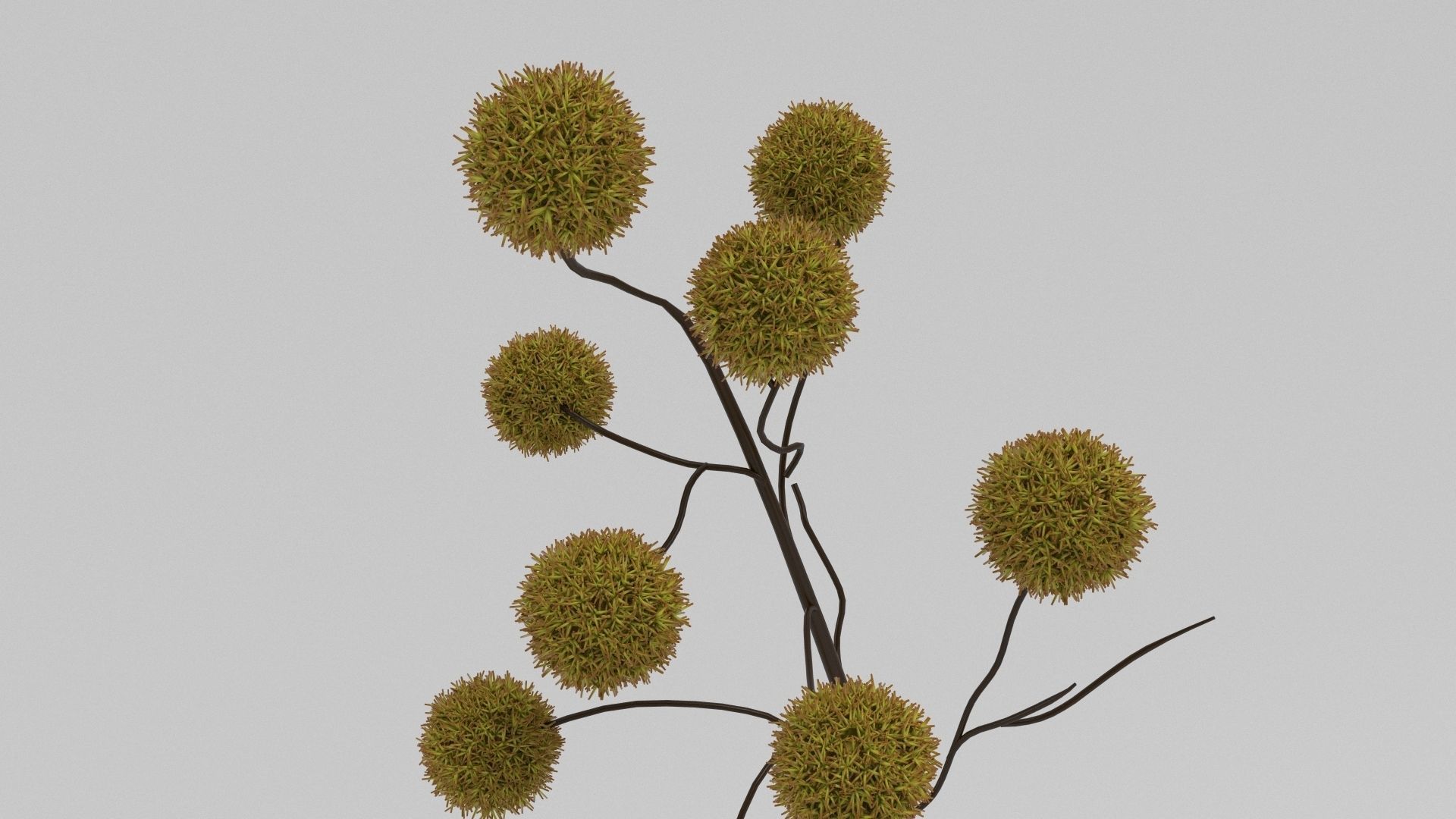 Faux Chestnut Branch 3D model | CGTrader