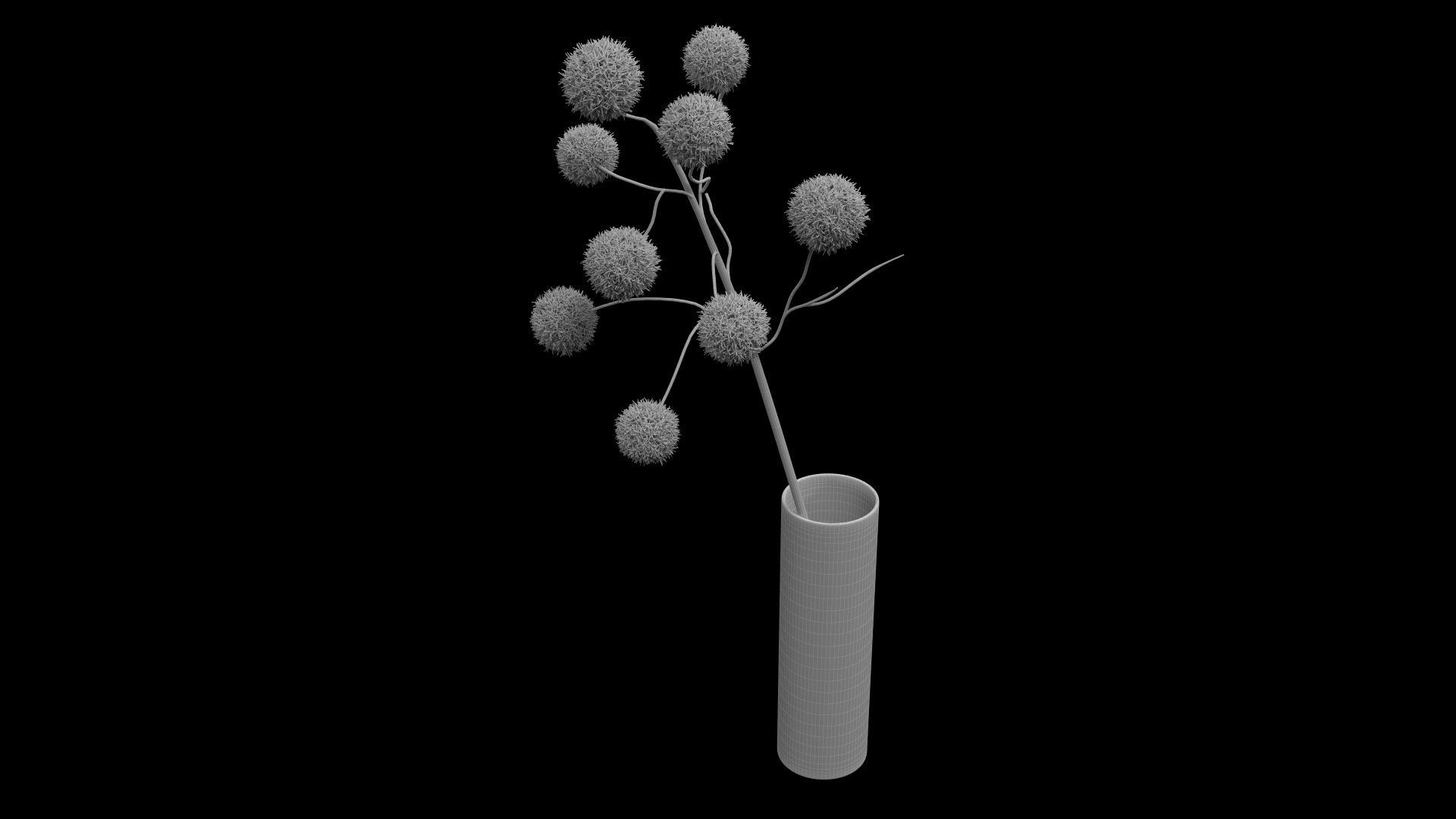 Faux Chestnut Branch 3D model | CGTrader