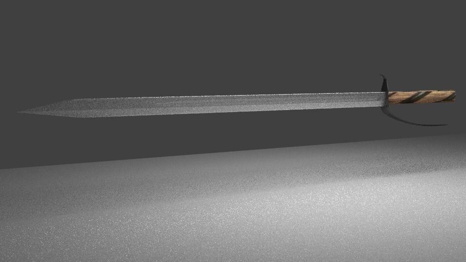Knife sword weapon 3D model | CGTrader