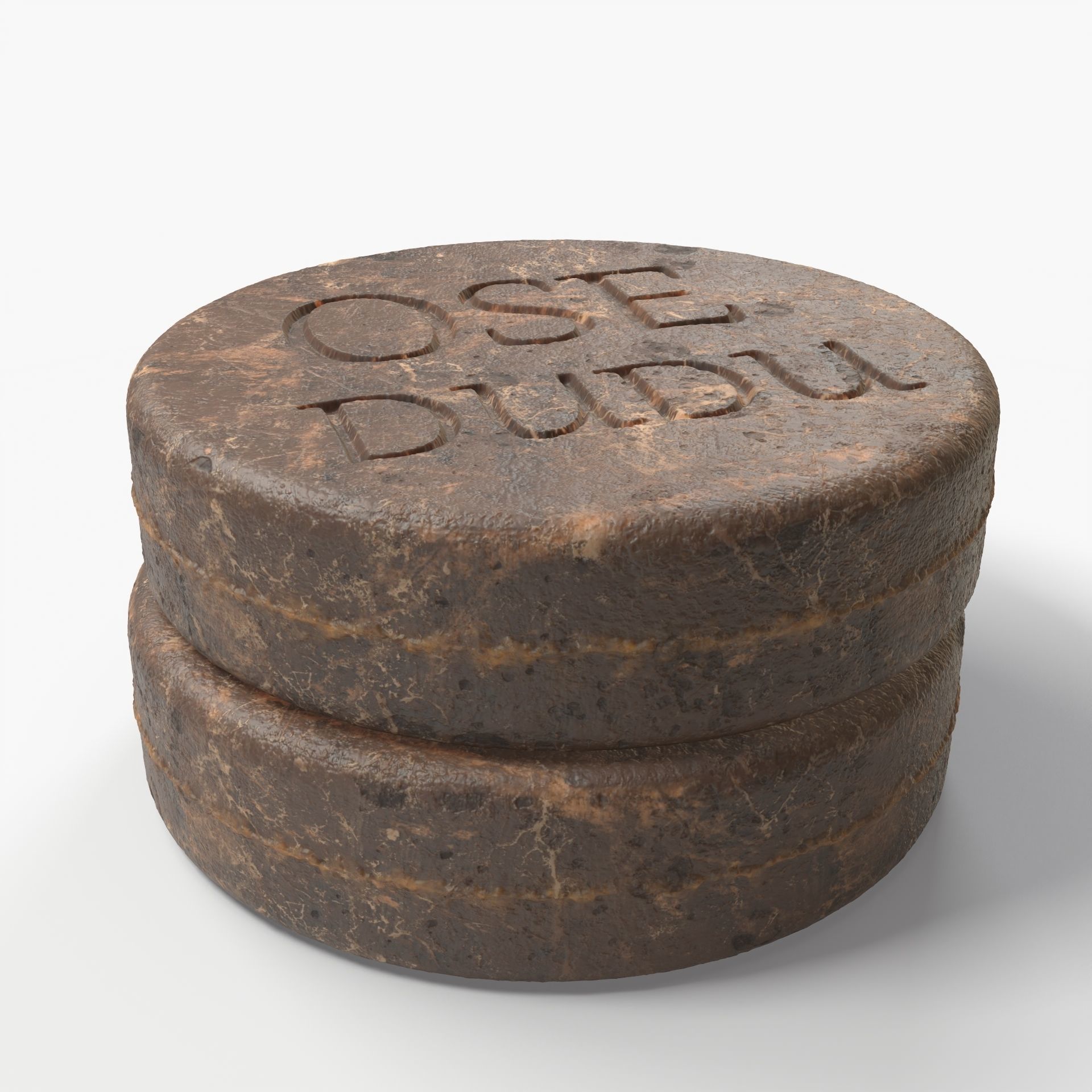 3D model African Soap with 2 set of PBR Textures VR / AR / low-poly ...