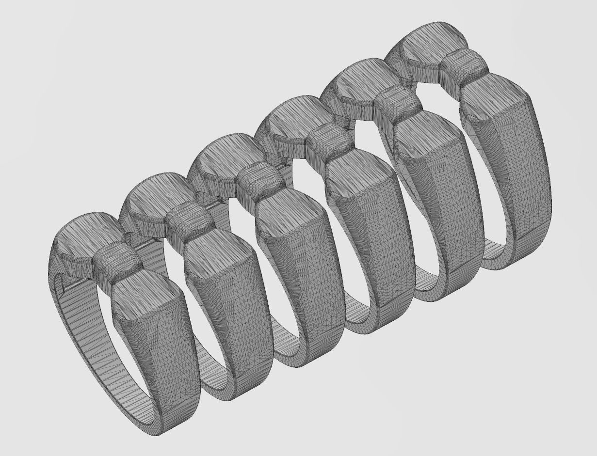 Cute Bow tie ring 3D model 3D printable | CGTrader