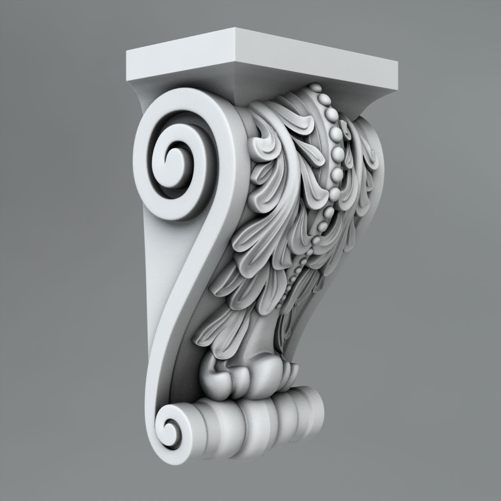 3D model architecture Decorative Corbels | CGTrader