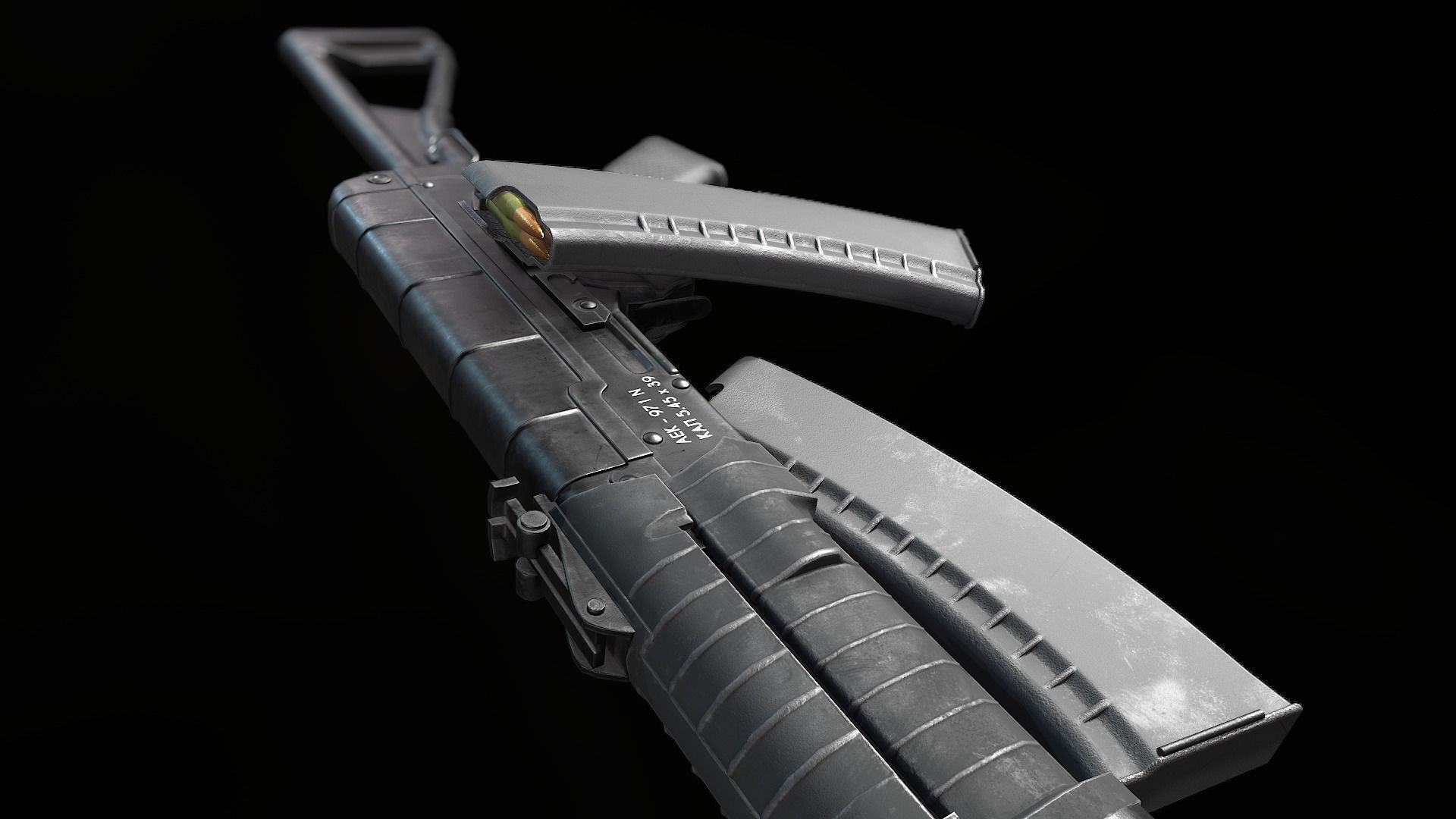 AEK 971 Assault Rifle free VR / AR / low-poly 3D model | CGTrader