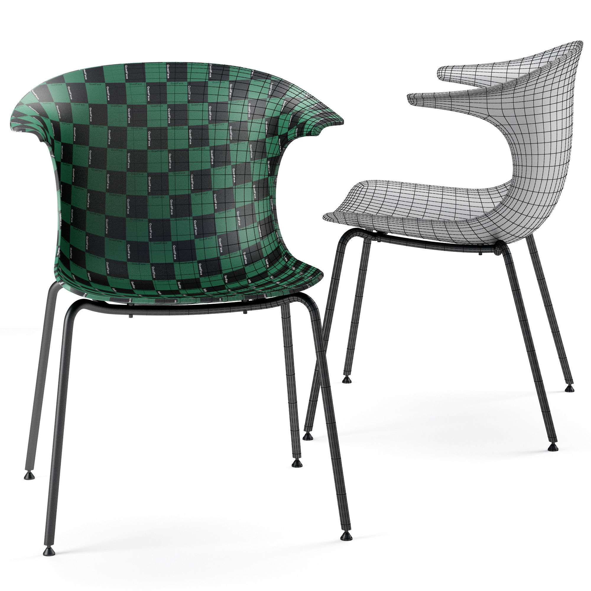 Loop Mono Armchair infinitidesign 3D model | CGTrader