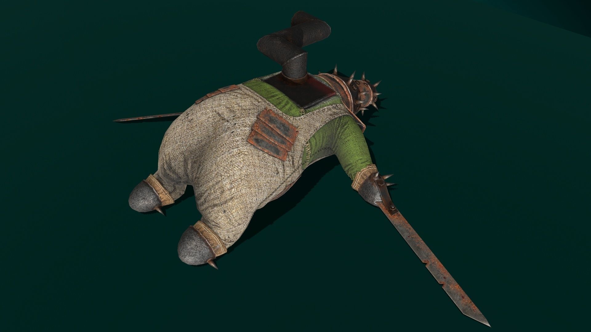 3D model Stitch Berserker VR / AR / low-poly rigged animated | CGTrader