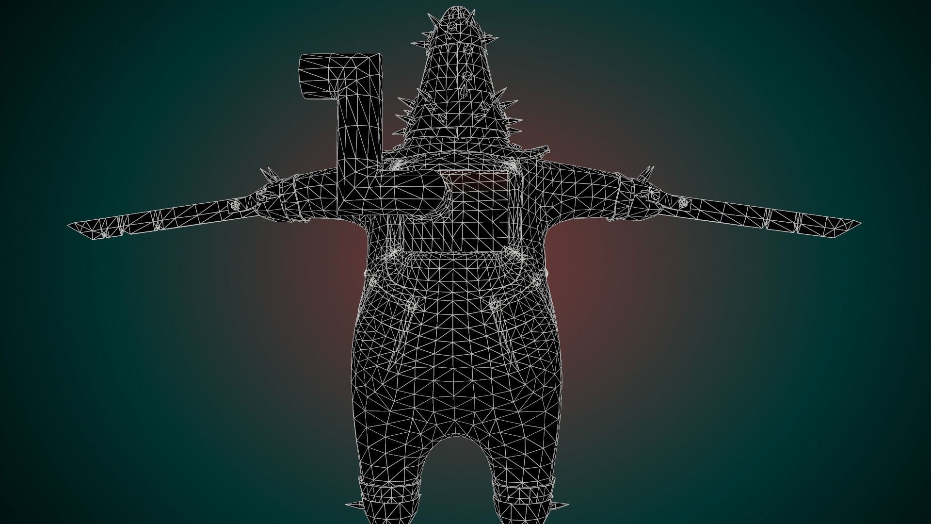 3D model Stitch Berserker VR / AR / low-poly rigged animated | CGTrader